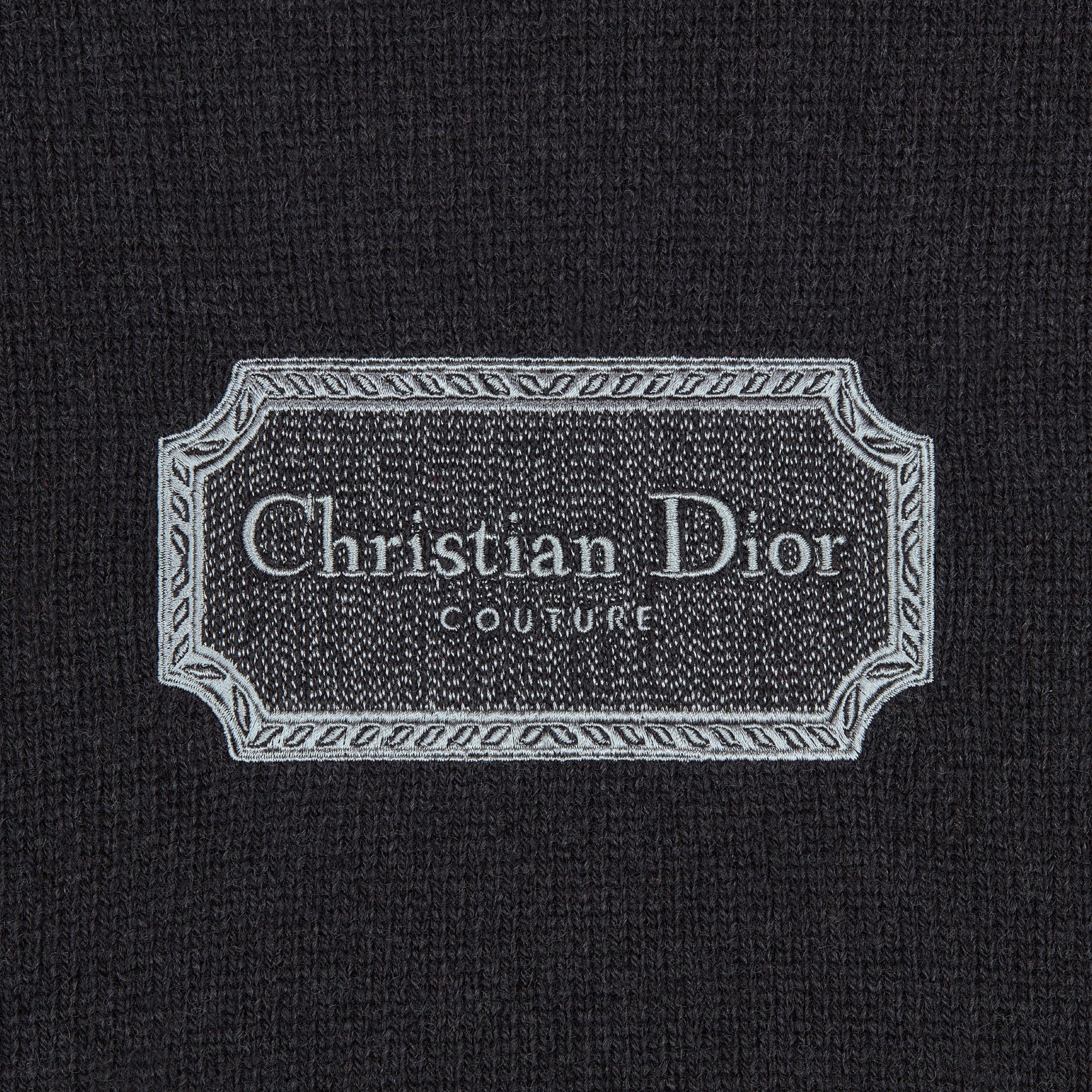 Christian Dior Couture 毛衣 黑色羊絨平織布 | DIOR
