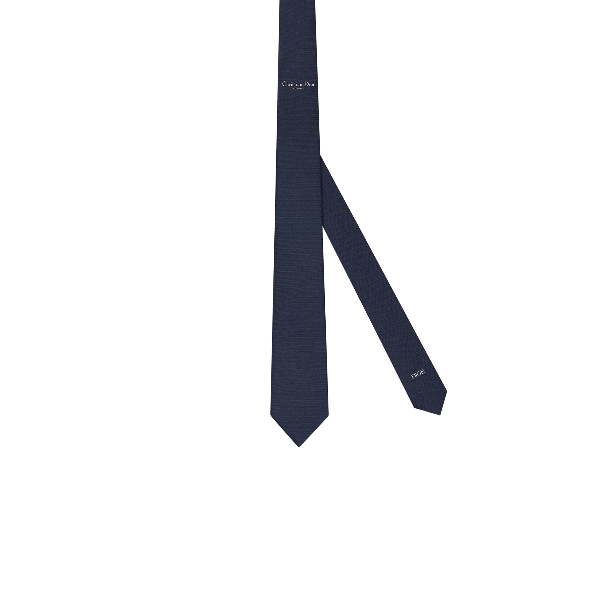 Christian Dior Couture Tie Navy Blue Silk Blend | DIOR