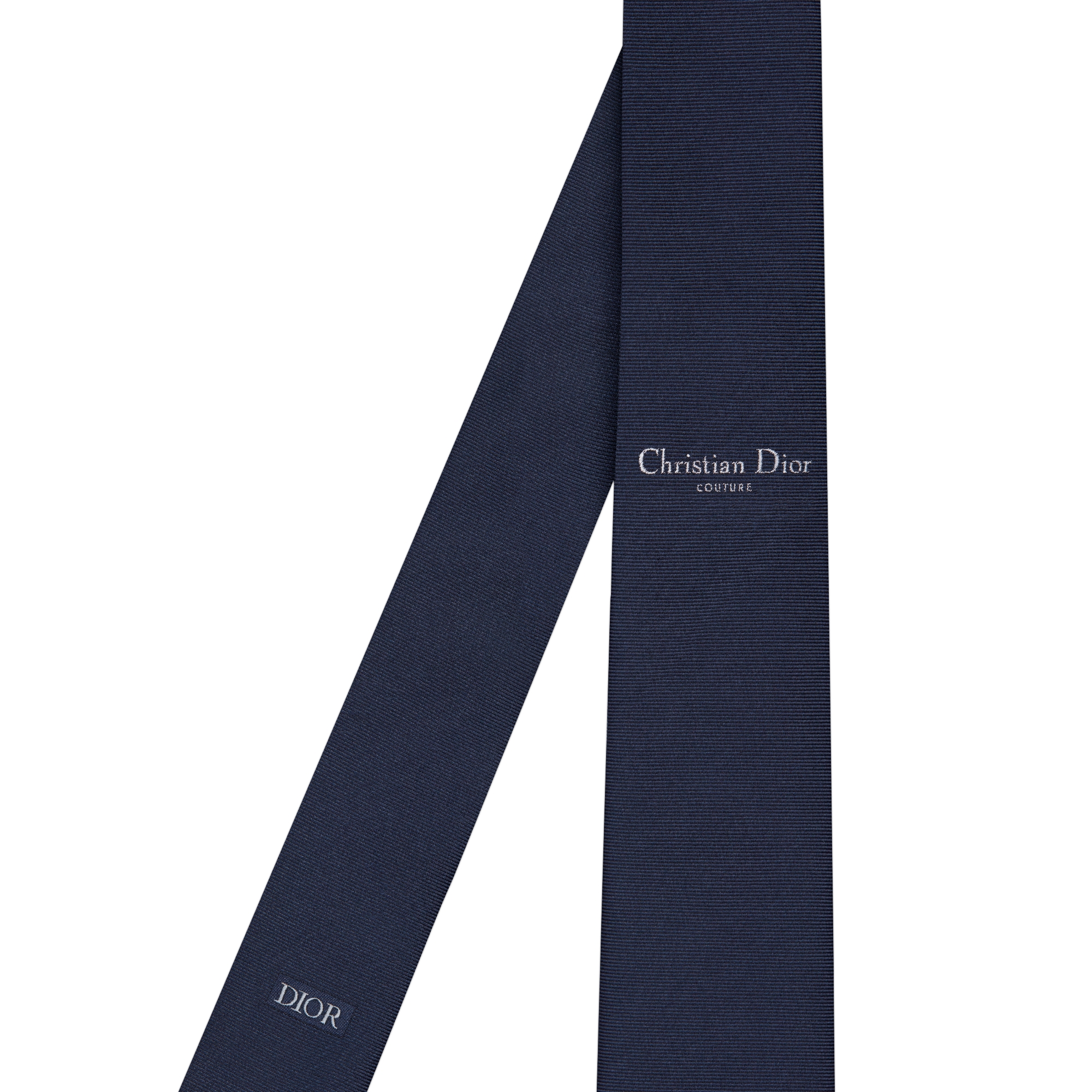Christian Dior Couture Tie Navy Blue Silk Blend | DIOR