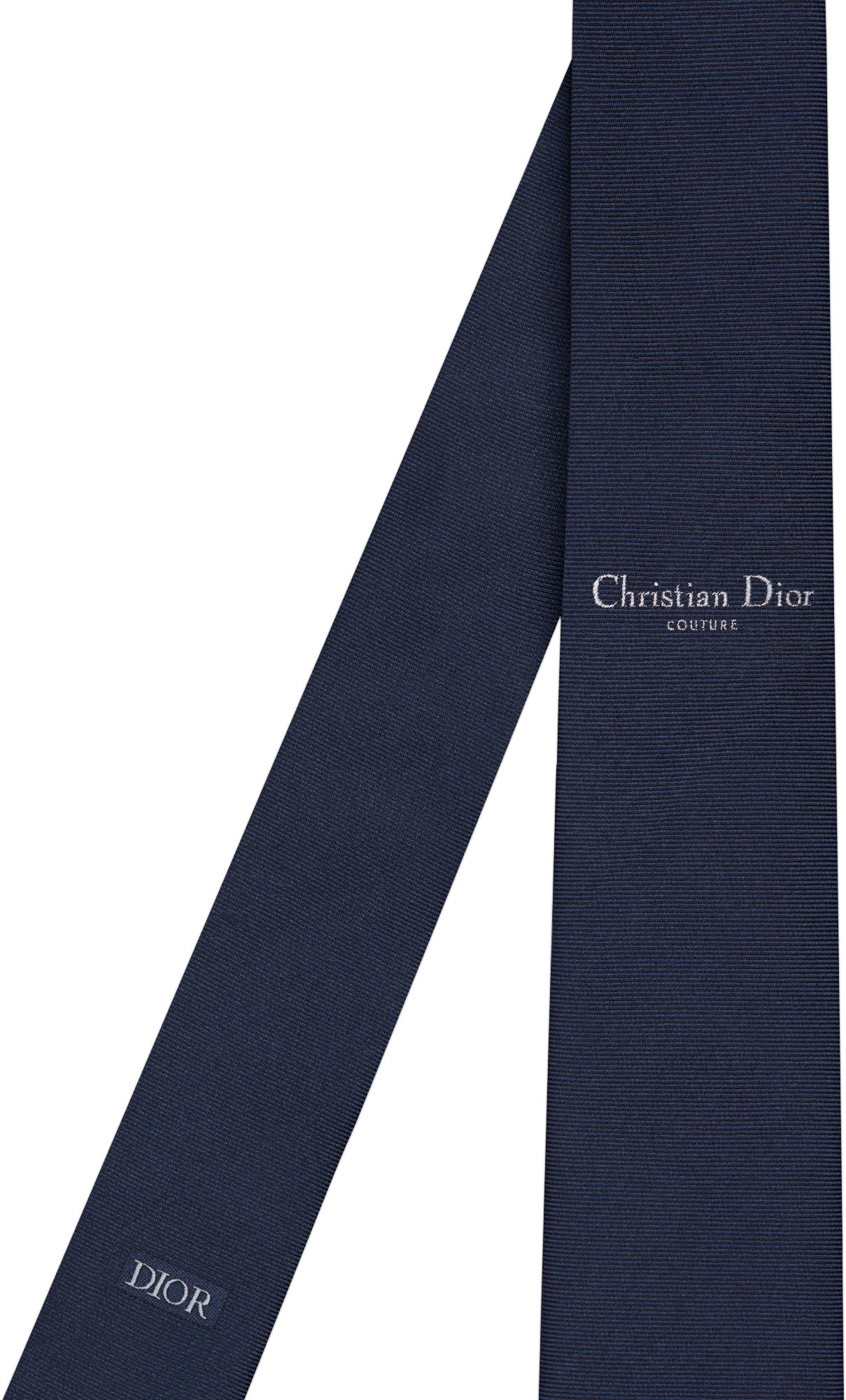 Christian Dior Couture Tie Navy Blue Silk Blend | DIOR
