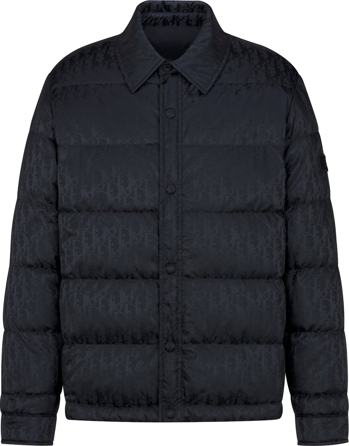 Dior Oblique Quilted Jacket Black Technical Jacquard | DIOR