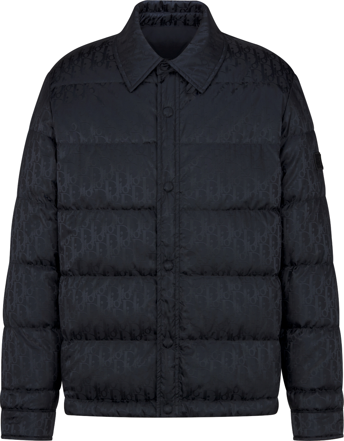 Dior Oblique Quilted Jacket Black Technical Jacquard | DIOR