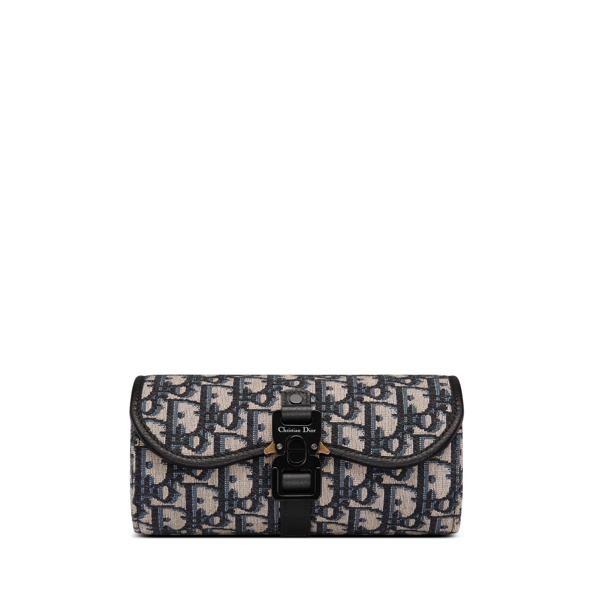 Dior Gallop Watch Case Beige and Black Dior Oblique Jacquard | DIOR