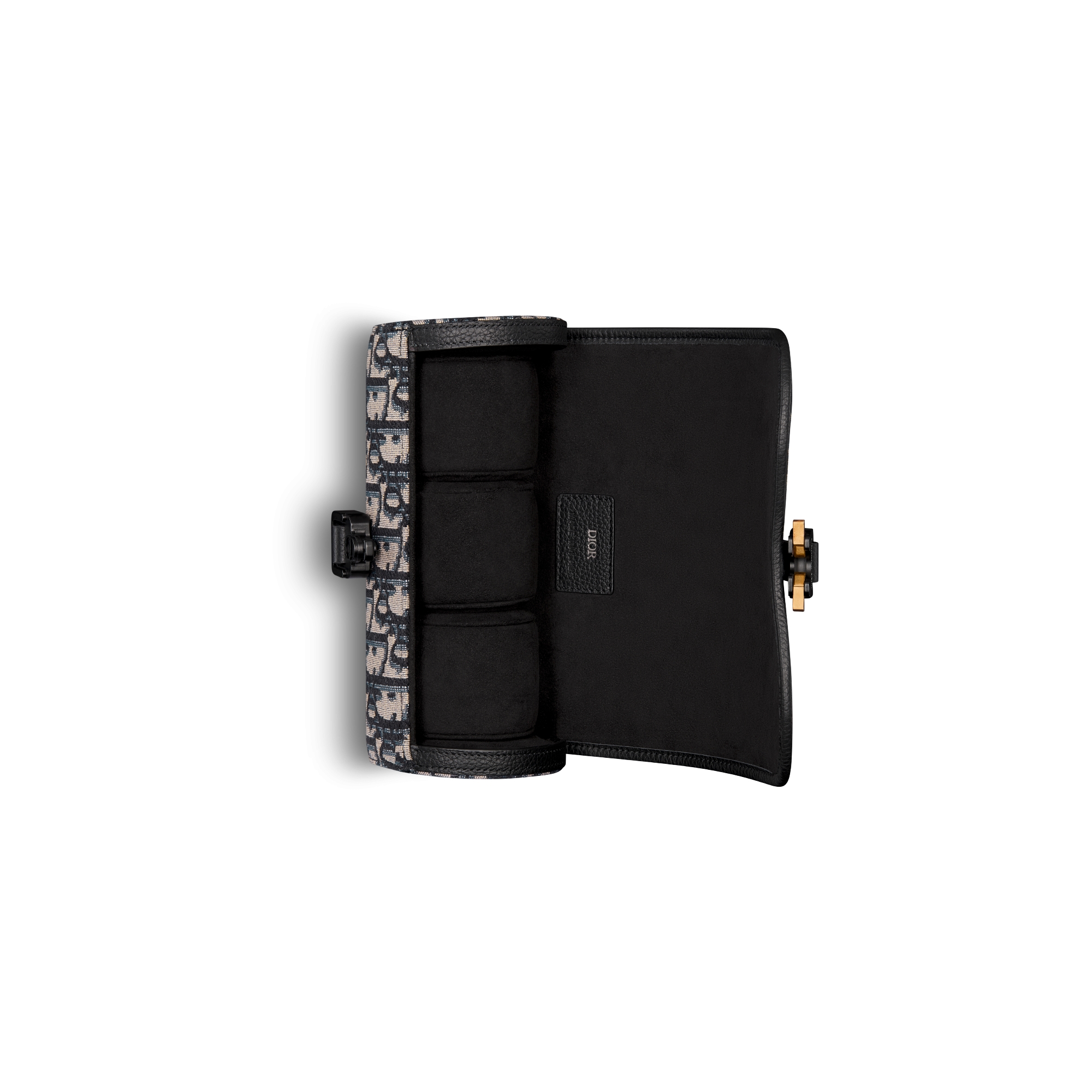 Dior Gallop Watch Case Beige and Black Dior Oblique Jacquard | DIOR