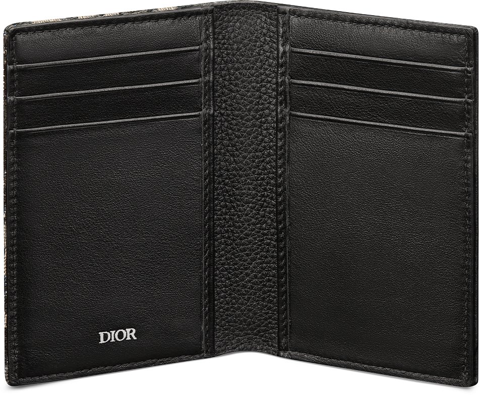 Portacarte bifold verticale Saddle Intarsio in pelle di vitello ...