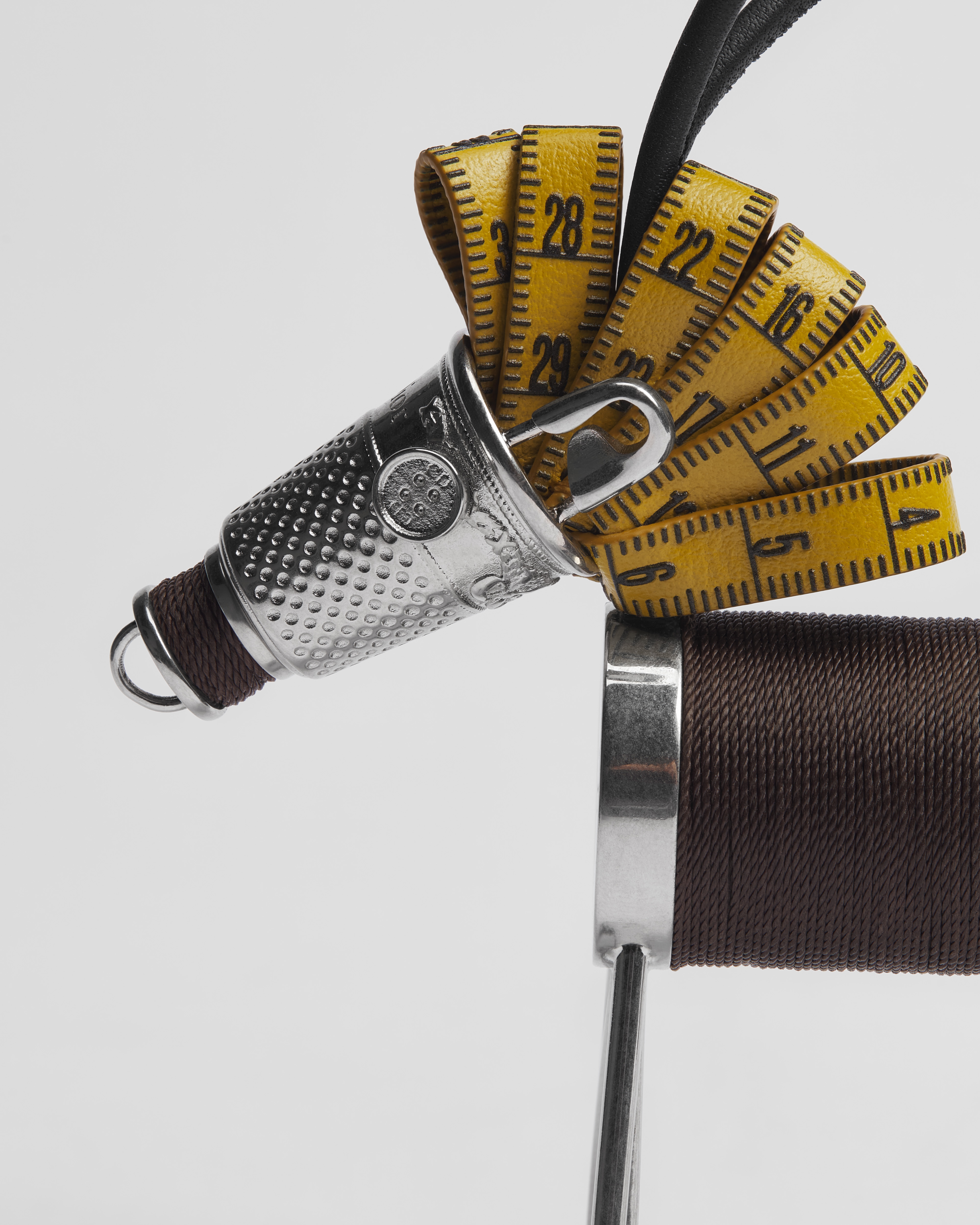 Ciondolo per borsa a forma di cavallo Pelle di vitello liscia nera e ...