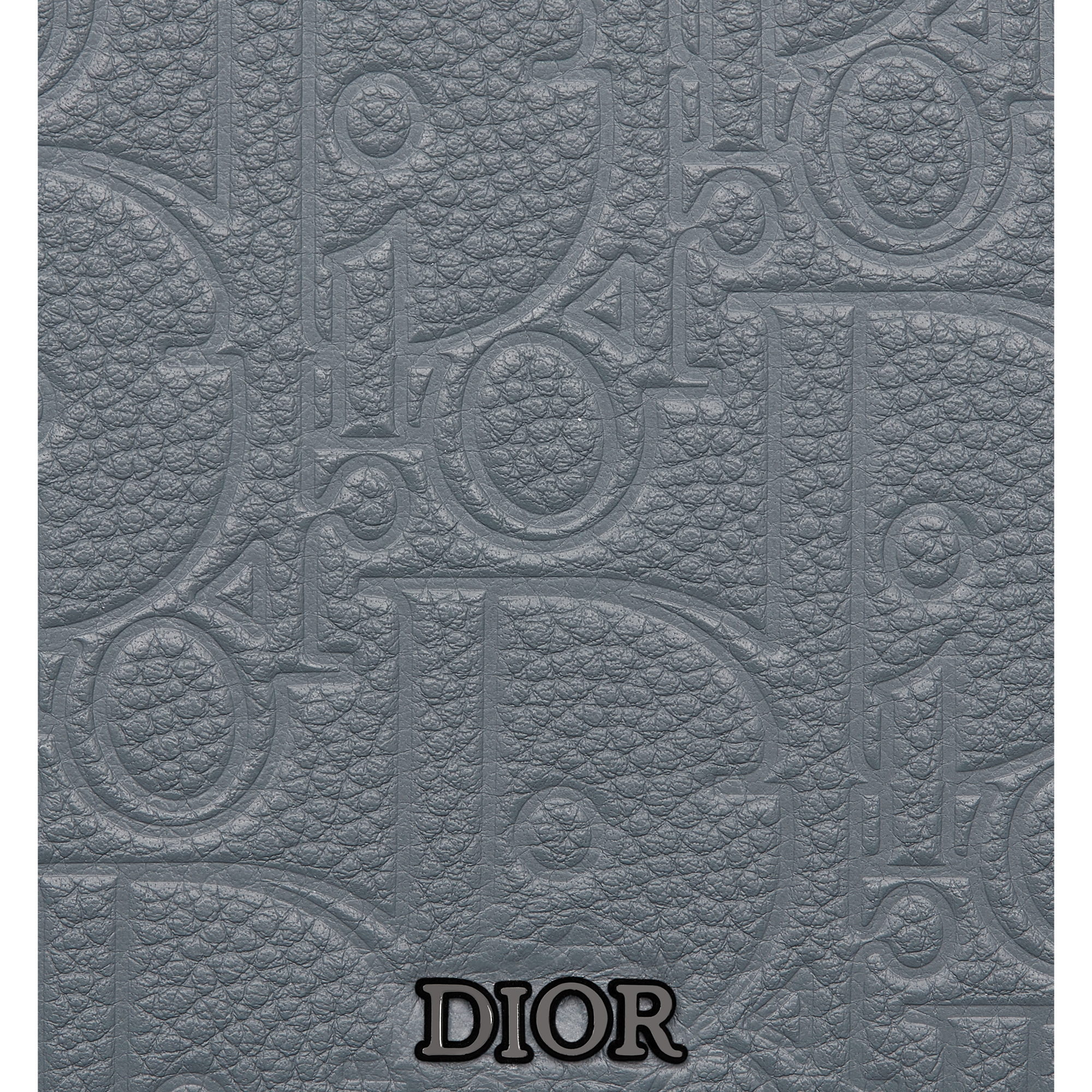 Bifold Wallet Deep Gray Dior Gravity Leather | DIOR