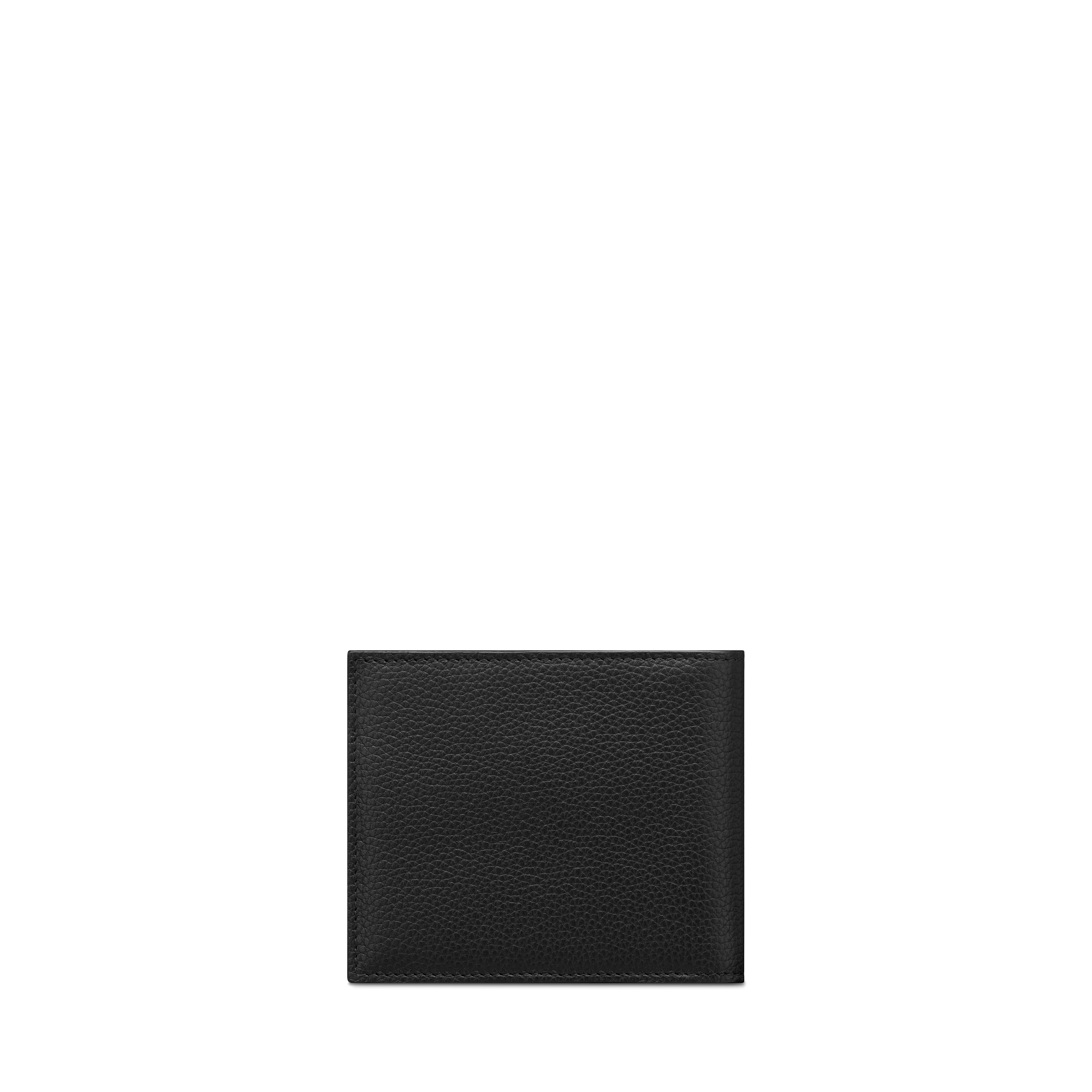 DIOR AND KAWS Bifold Wallet Black Grained Calfskin | DIOR