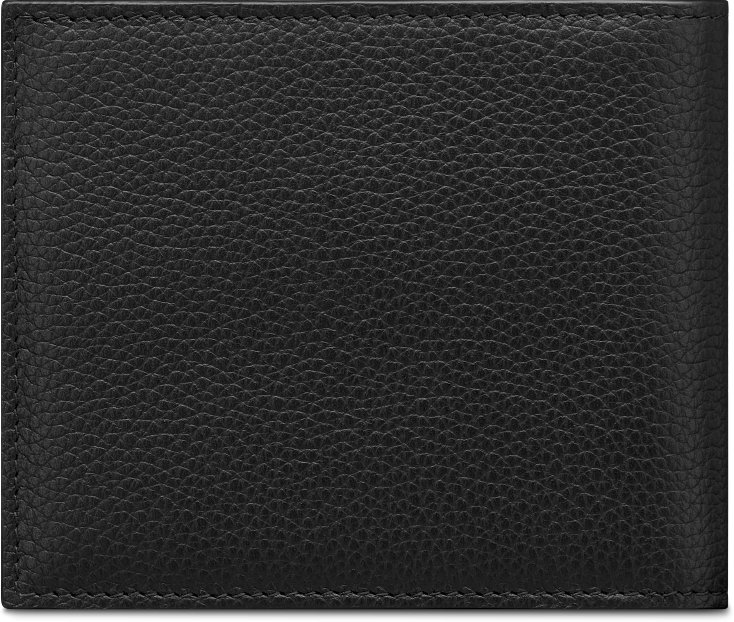 DIOR AND KAWS Bifold Wallet Black Grained Calfskin | DIOR