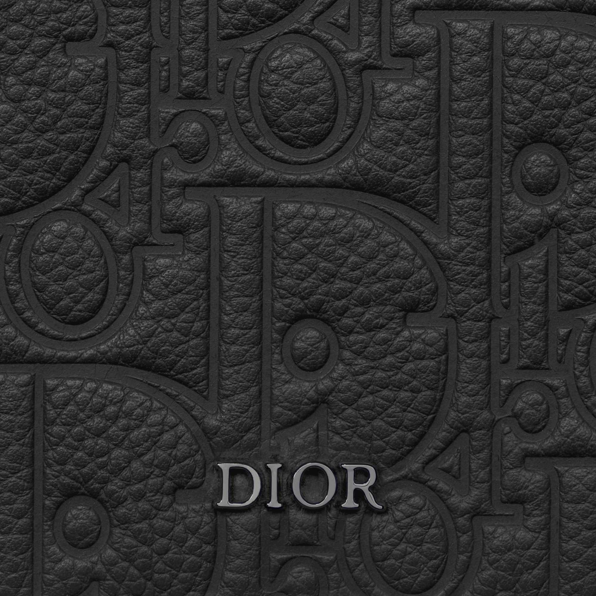 Wallet with Money Clip Black Dior Gravity Leather | DIOR