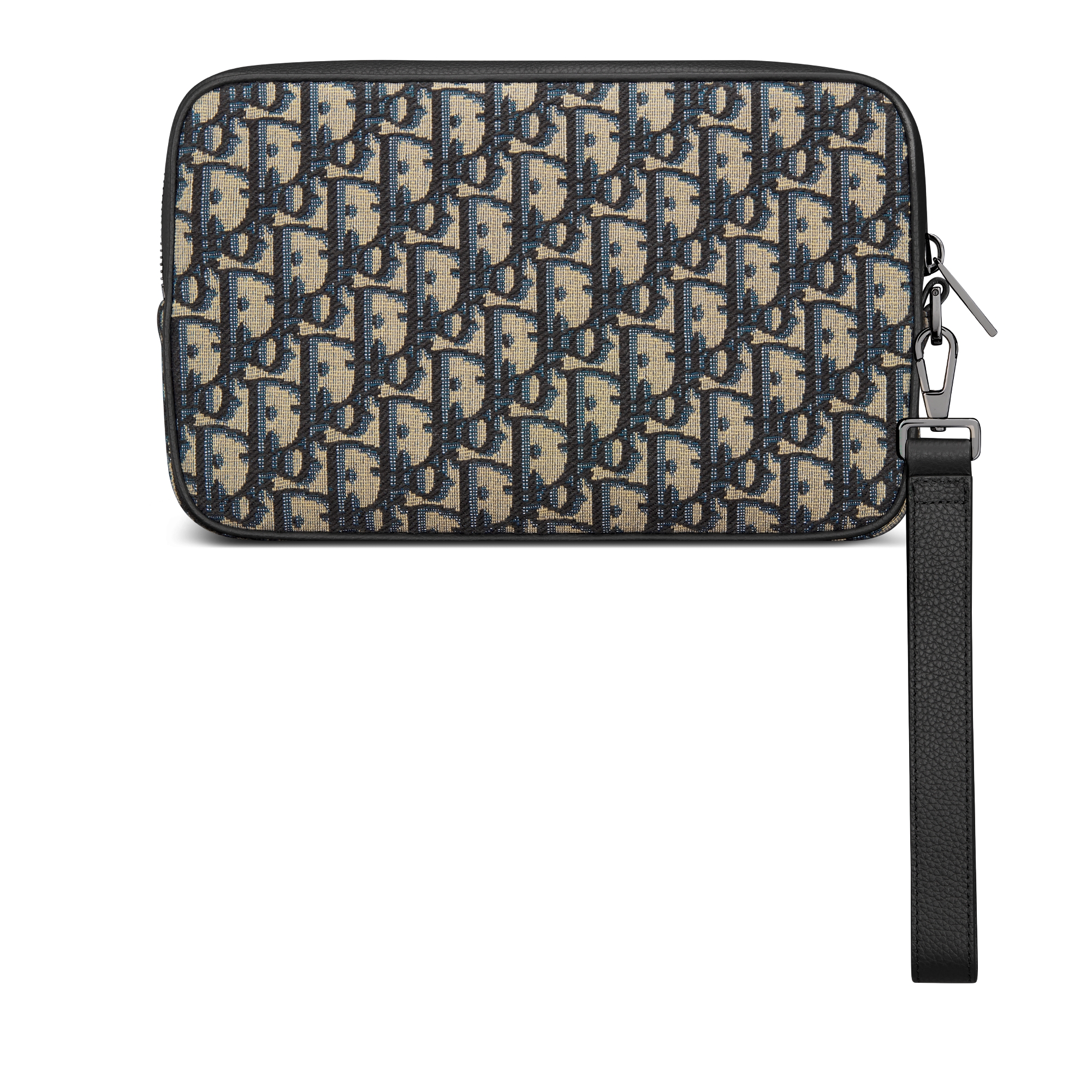 Beauty case Jacquard Dior Oblique beige e nero | DIOR