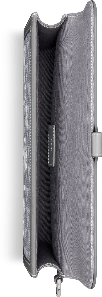 Dior Hit The Road A5 Pouch with Flap Dior Gray Coated Cotton Canvas ...