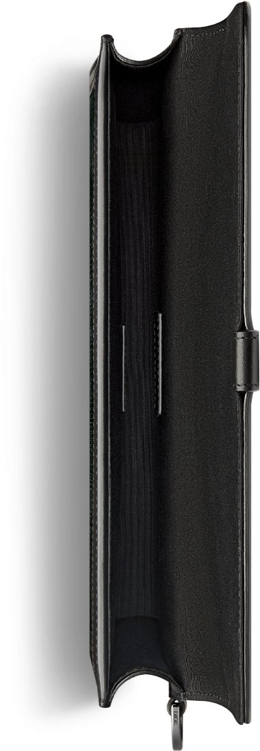 Dior Hit The Road A5 Pouch with Flap Black Coated Cotton Canvas with CD ...
