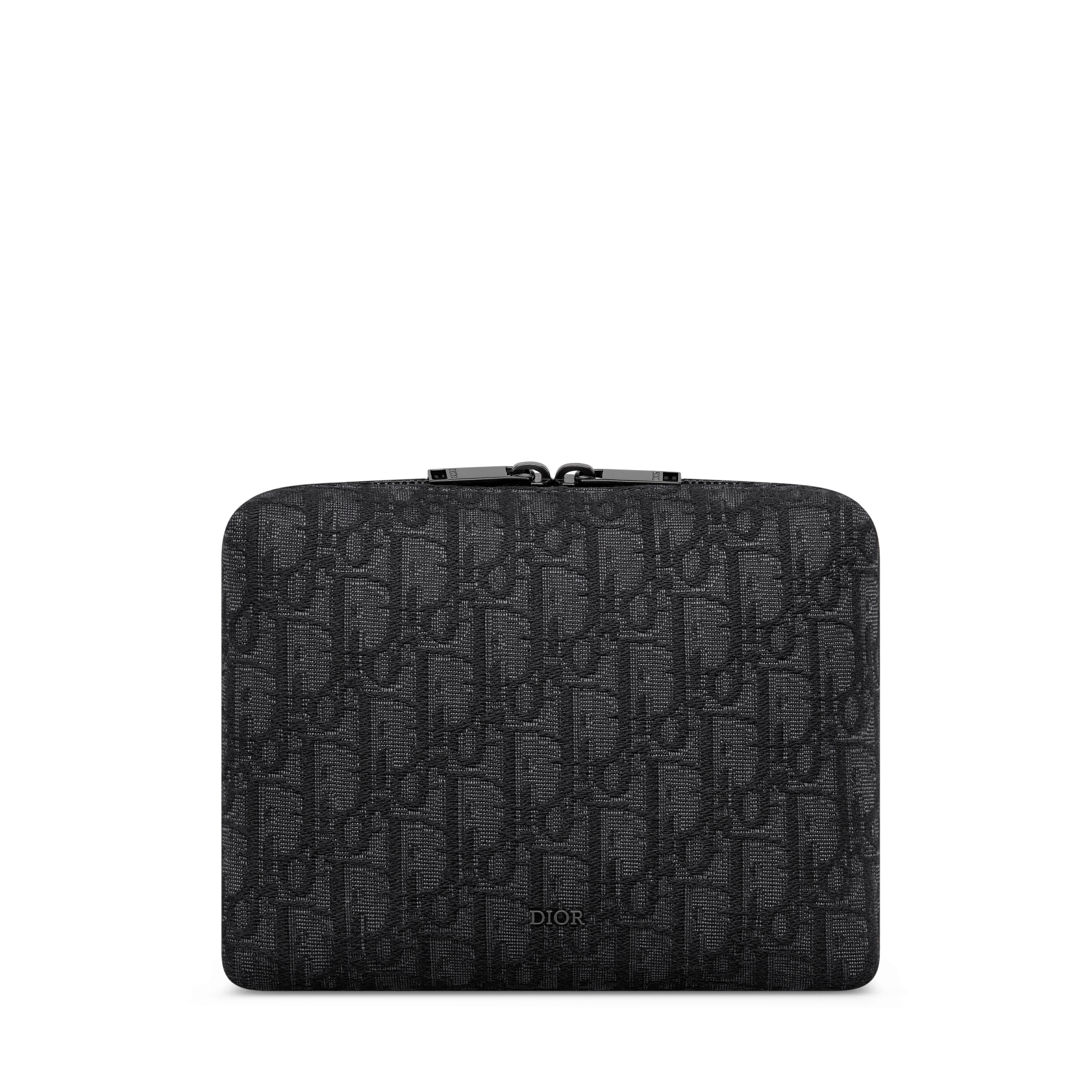 Travel Pouch Black Dior Oblique Jacquard | DIOR