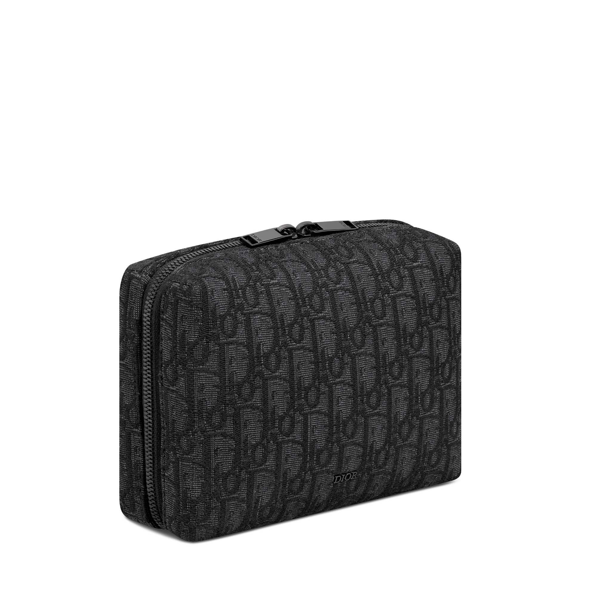 Travel Pouch Black Dior Oblique Jacquard | DIOR