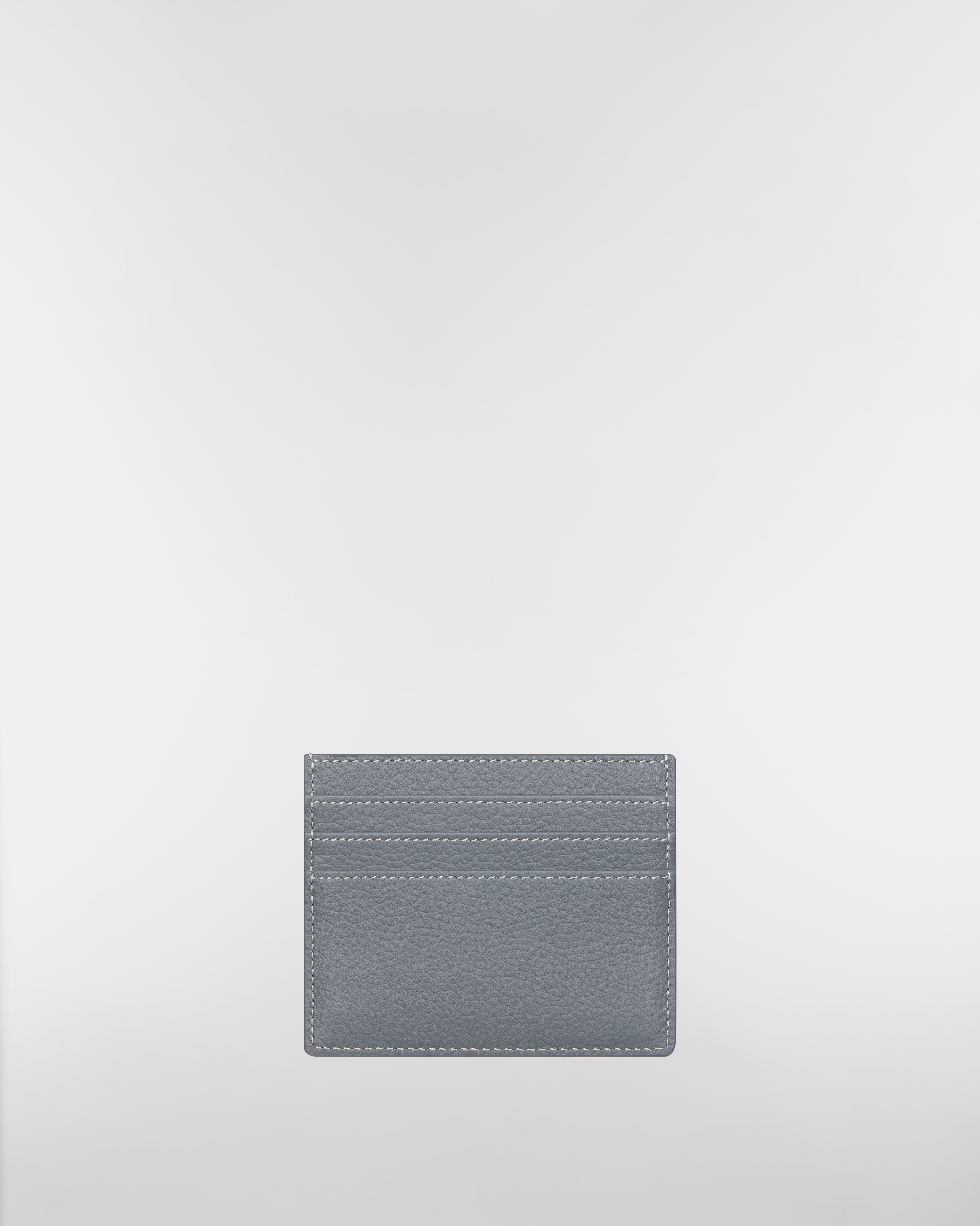 CD Icon Card Holder Deep Gray Grained Calfskin | DIOR