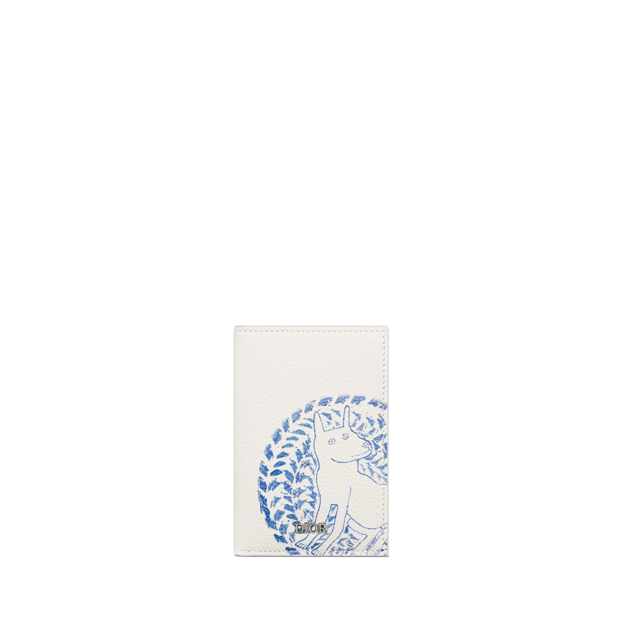 Tarjetero vertical estilo libro DIOR AND HYLTON NEL Piel de becerro ...