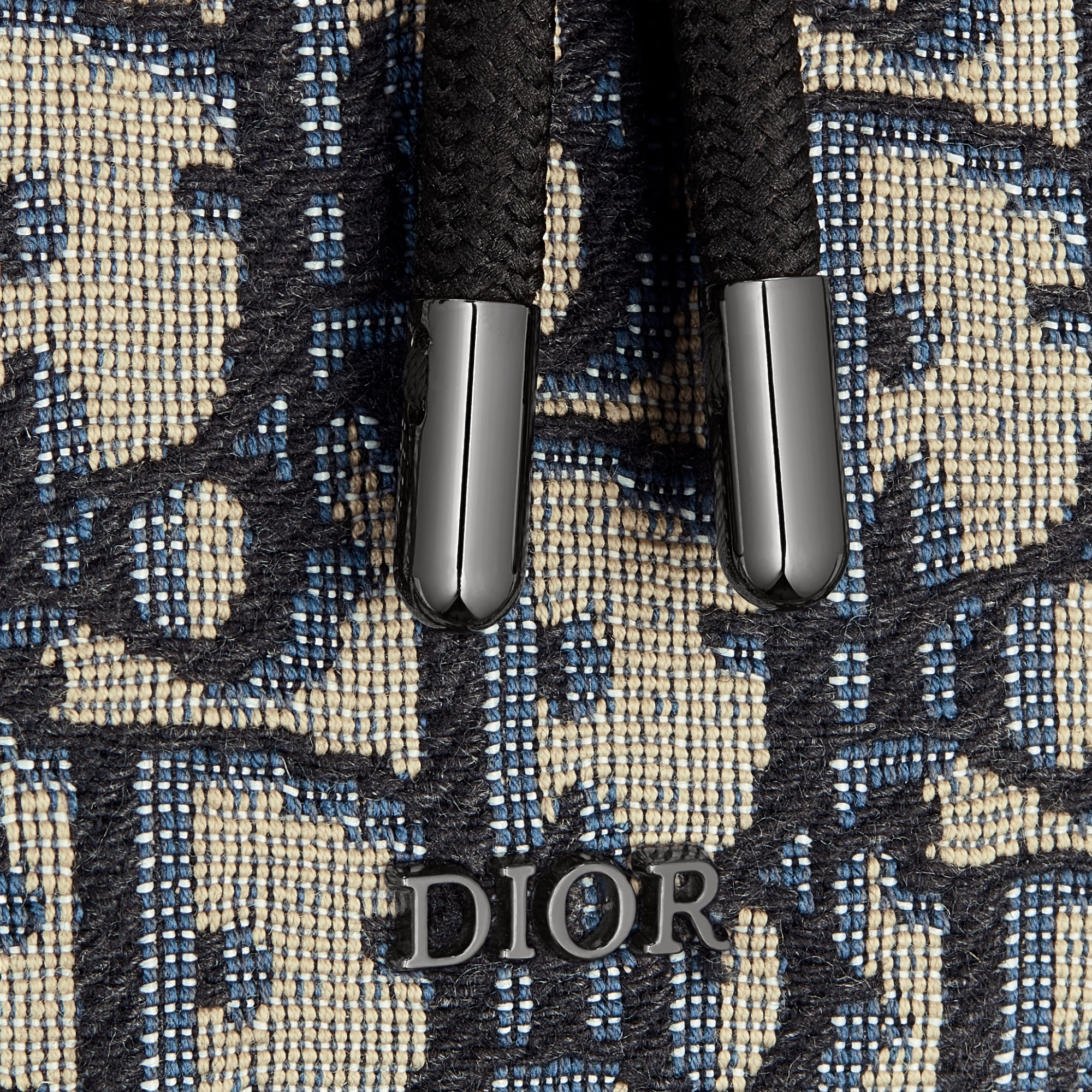 Vertical Card Holder Beige and Black Dior Oblique Jacquard | DIOR