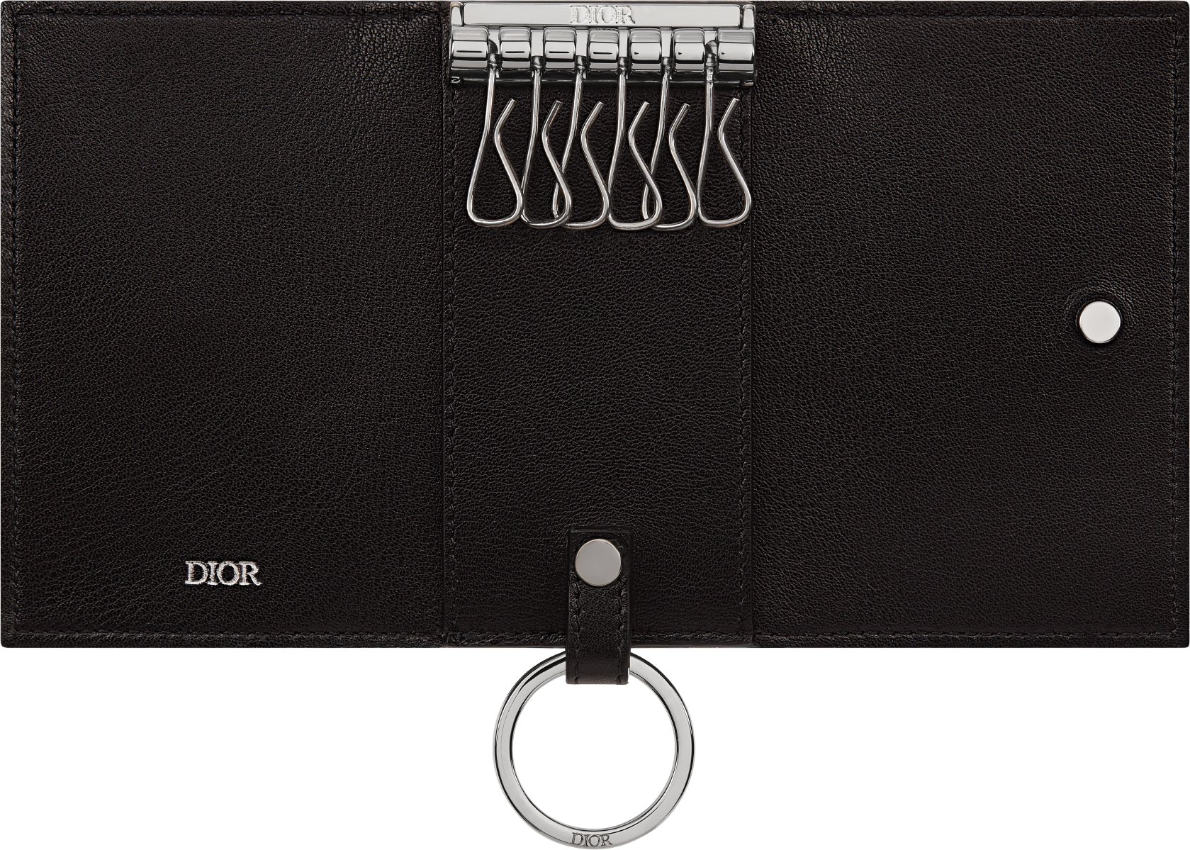 Key Case Beige and Black Dior Oblique Jacquard | DIOR