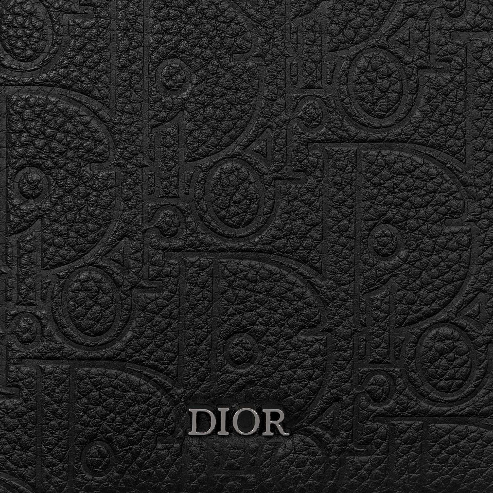 Passport Cover Black Dior Gravity Leather | DIOR
