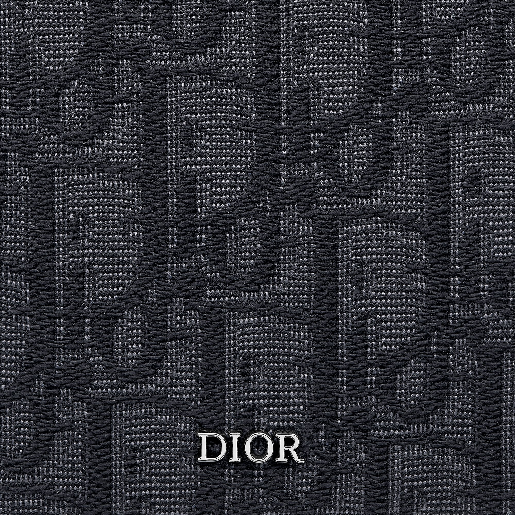 Passport Cover Black Dior Oblique Jacquard | DIOR