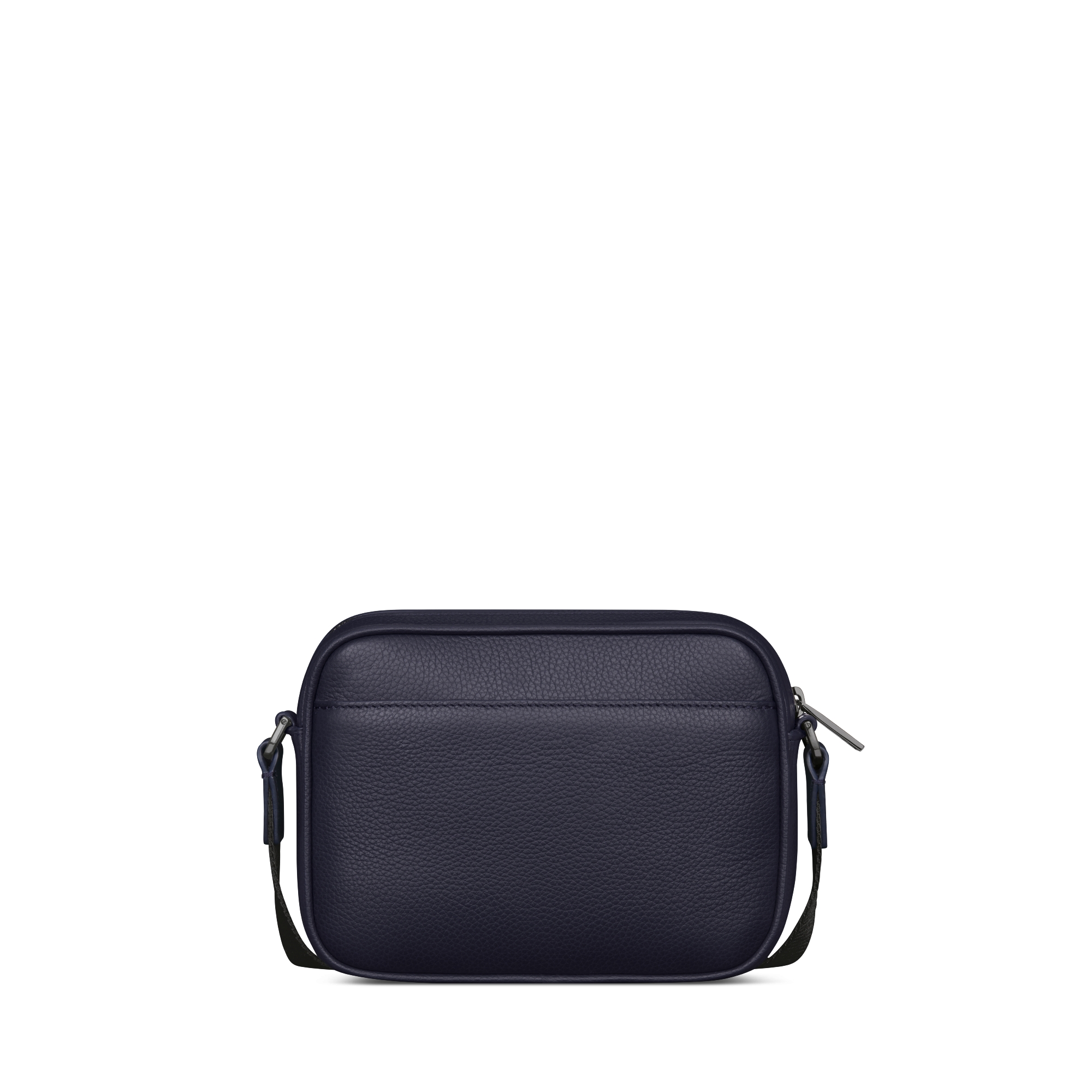 DIOR AND KAWS Mini Rider 2.0 Zipped Messenger Bag Navy Blue Grained ...