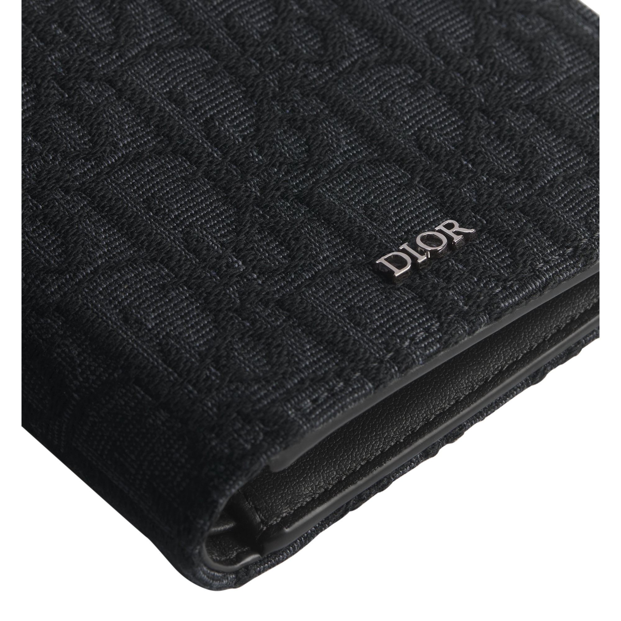 Bifold Wallet Black Dior Oblique Jacquard | DIOR