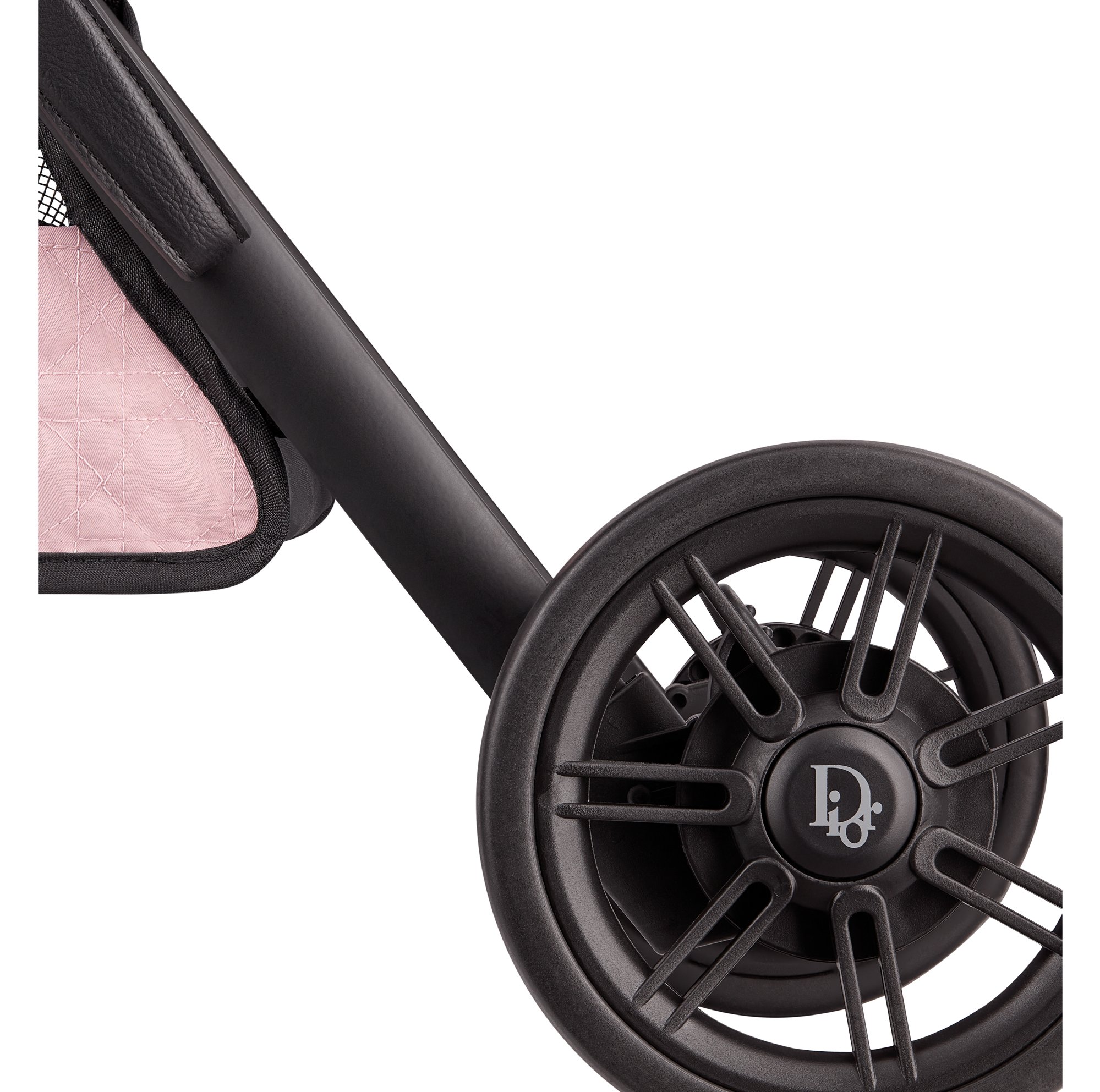 Stroller Powder Pink Water-Repellent Cannage Fabric | DIOR
