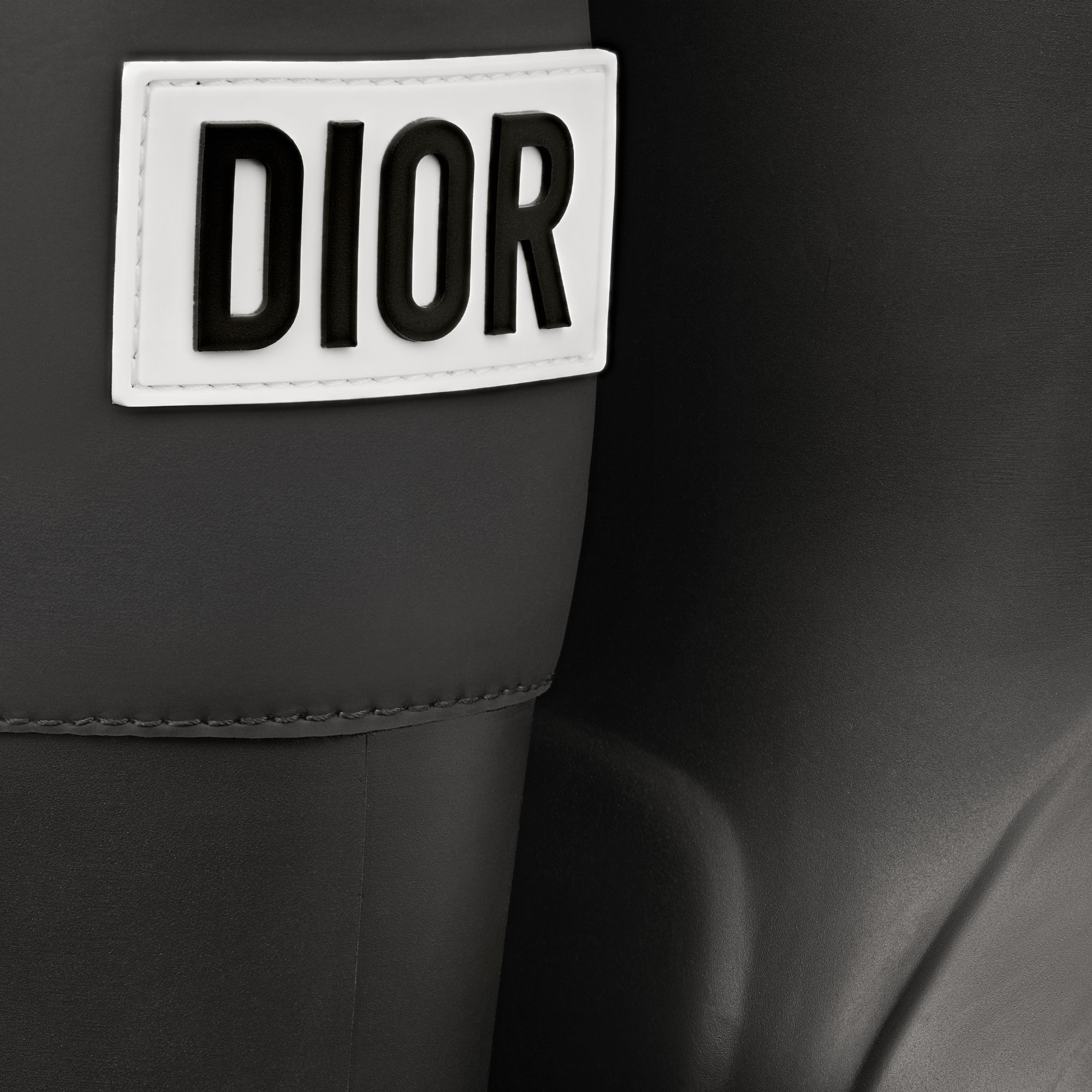 Kids' Boot Black PVC and Calfskin | DIOR