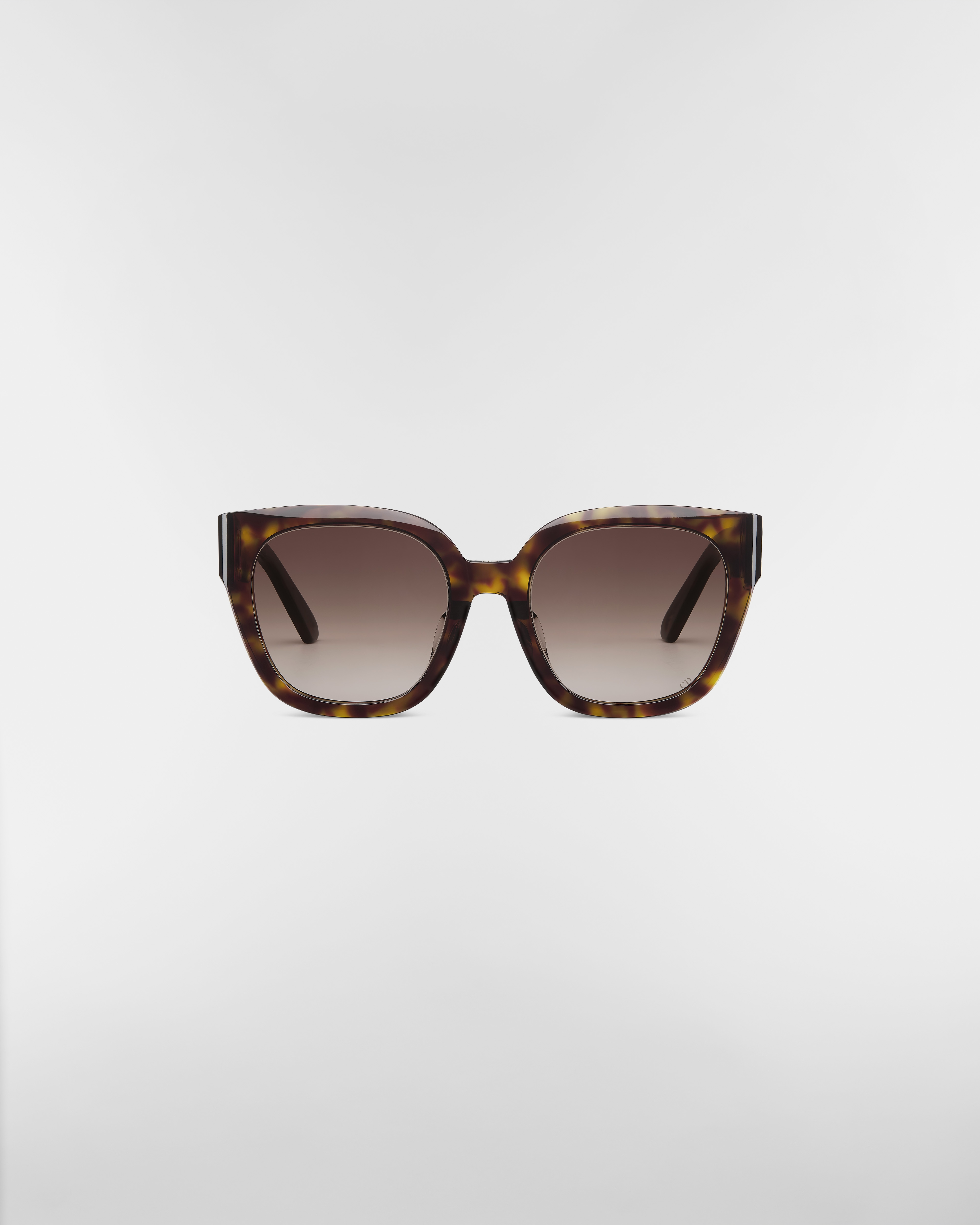 30Montaigne S10F Brown Tortoiseshell-Effect Square Sunglasses | DIOR