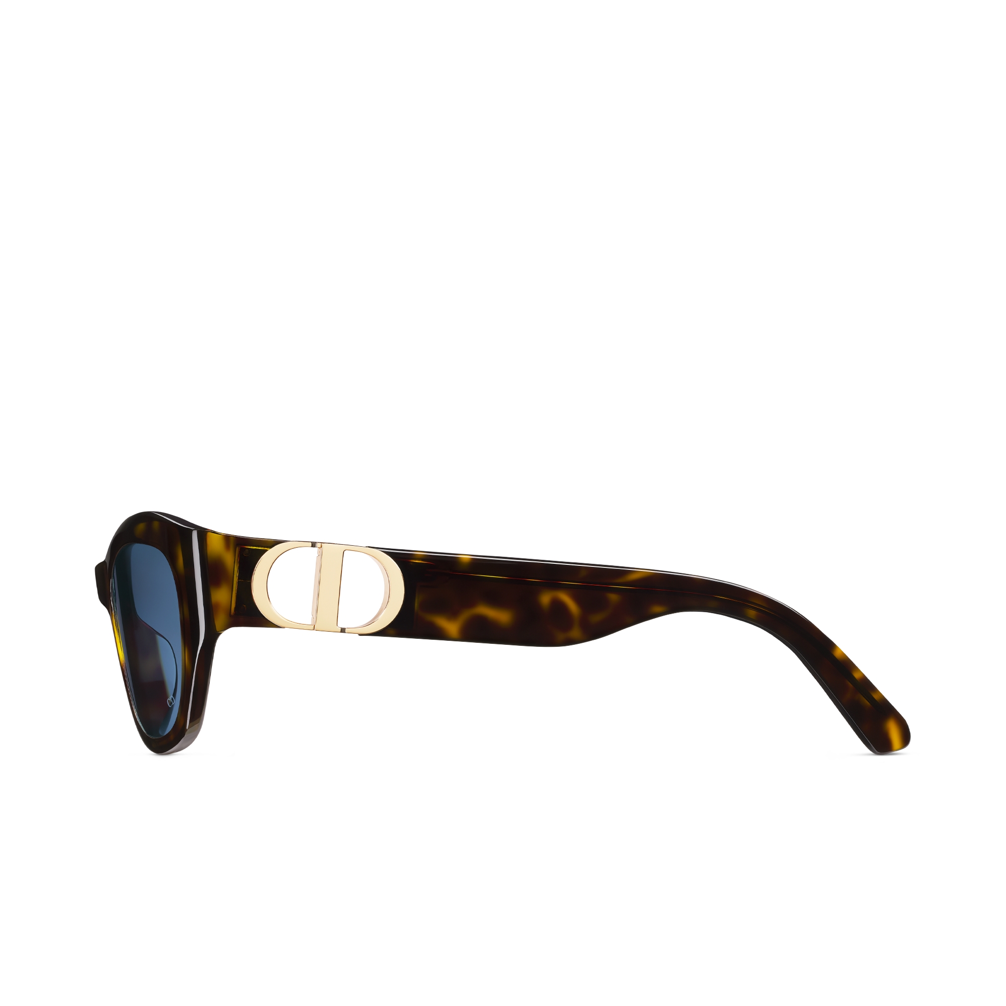 30Montaigne B5U Deep Brown Tortoiseshell-Effect Butterfly Sunglasses | DIOR
