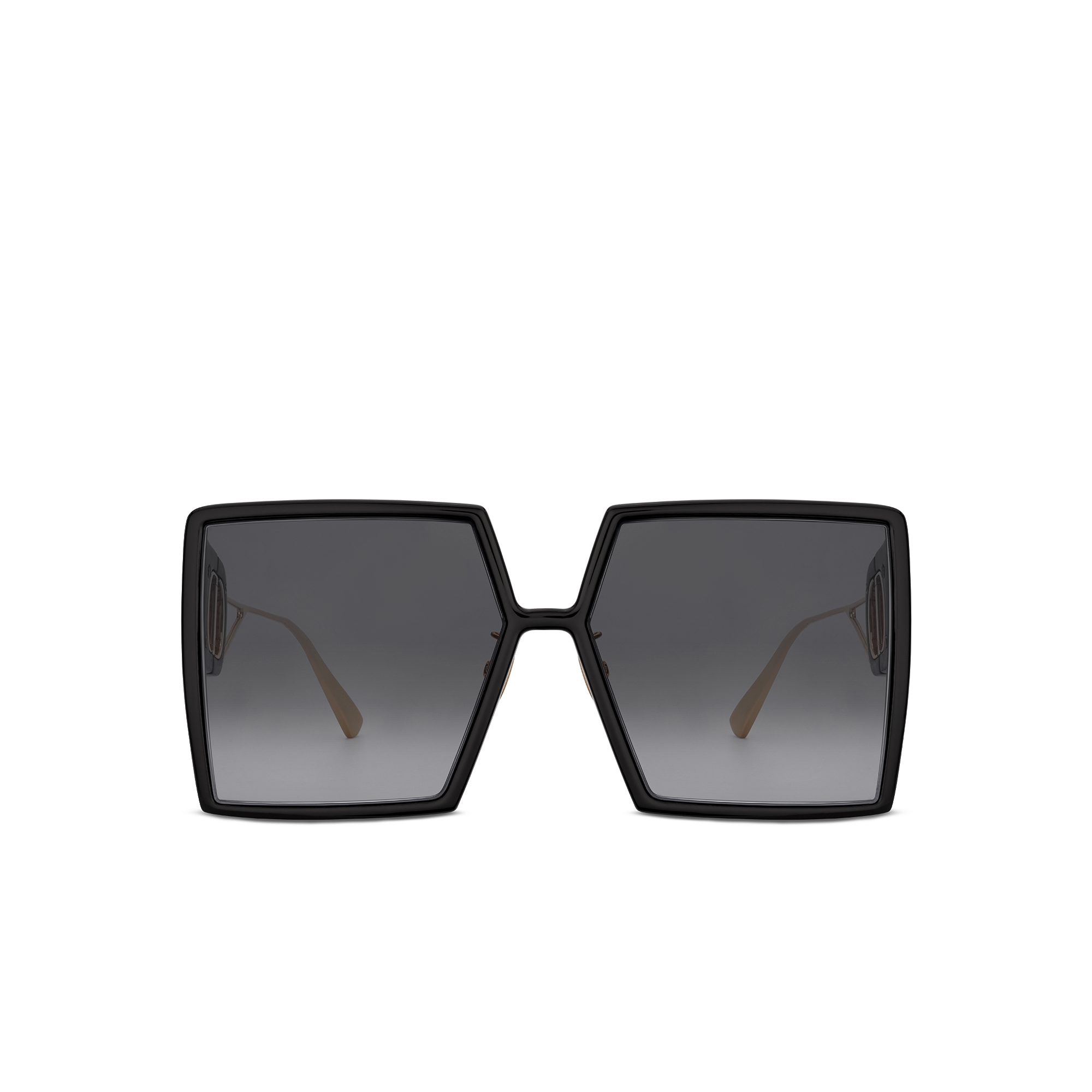 30Montaigne SU Oversized Black Square Sunglasses | DIOR