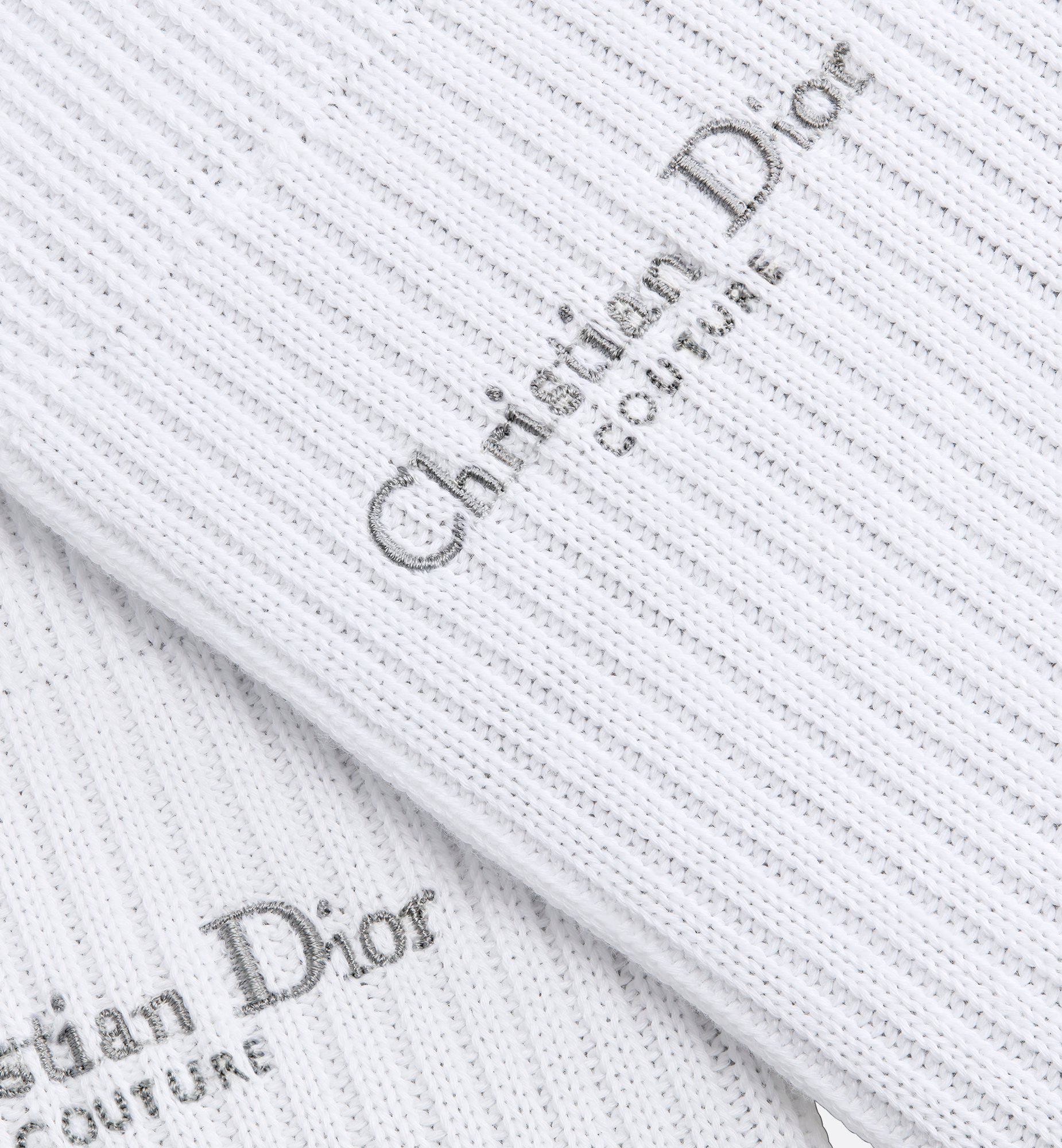 Calcetines Christian Dior Couture Algodón blanco | DIOR Calcetines Christian Dior Couture Algodón blanco | DIOR
