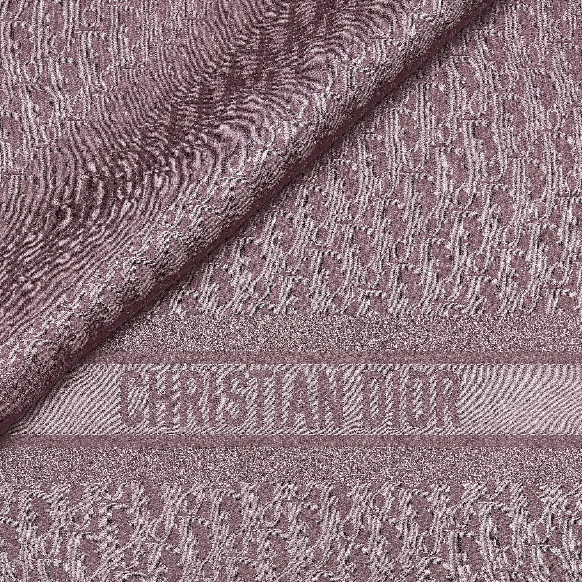 Dior Oblique Stole Mulberry Silk | DIOR