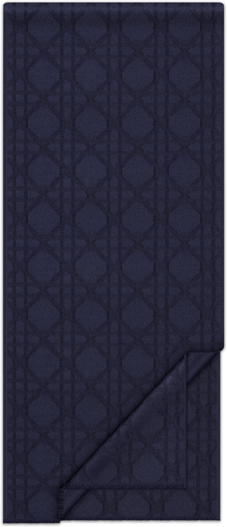 Sjaal met Cannage-motief Zwart kasjmier | DIOR