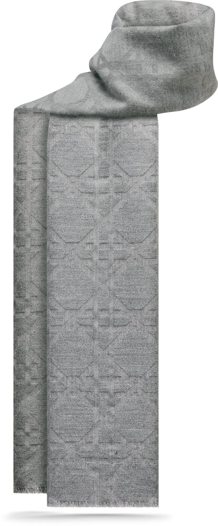 Sjaal met Cannage-motief Marineblauw kasjmier | DIOR