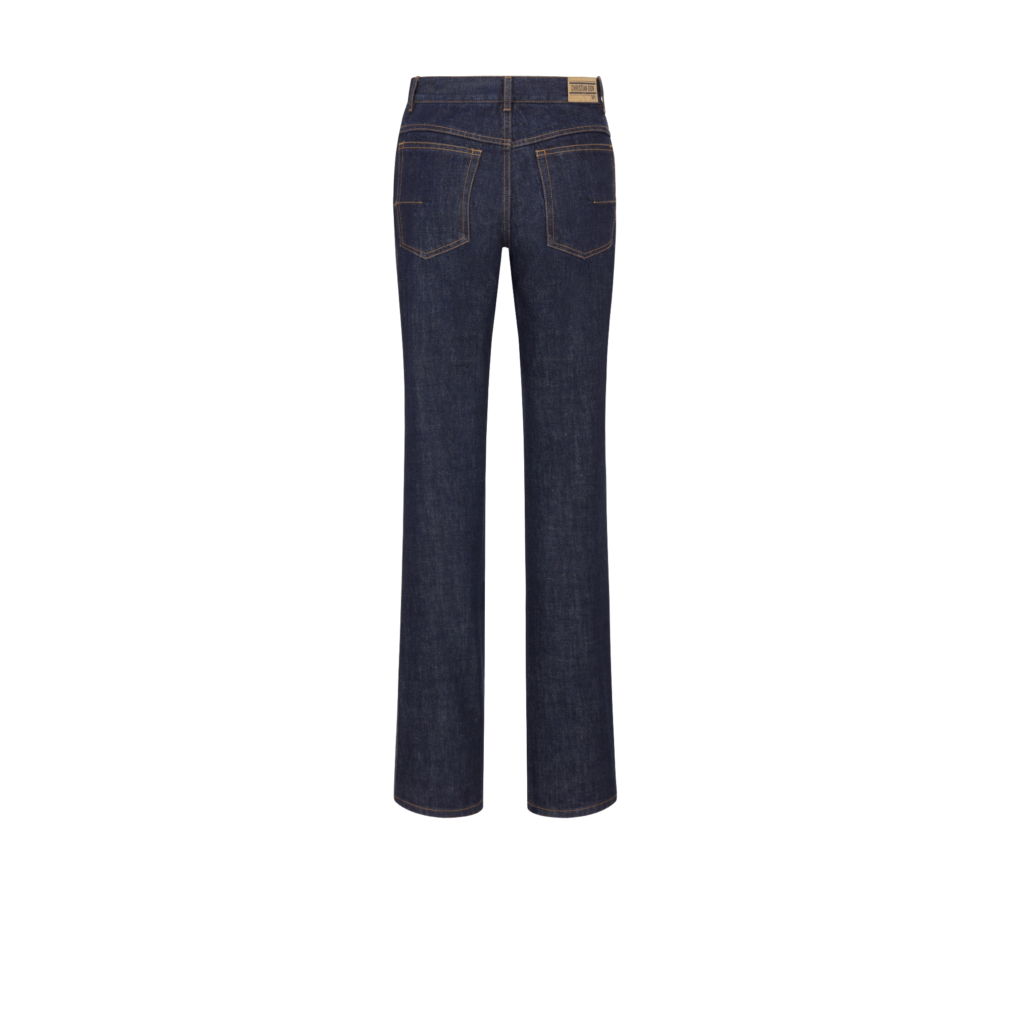Dior 8 Regular-Fit Jeans, D09 Deep Blue Cotton Denim | DIOR