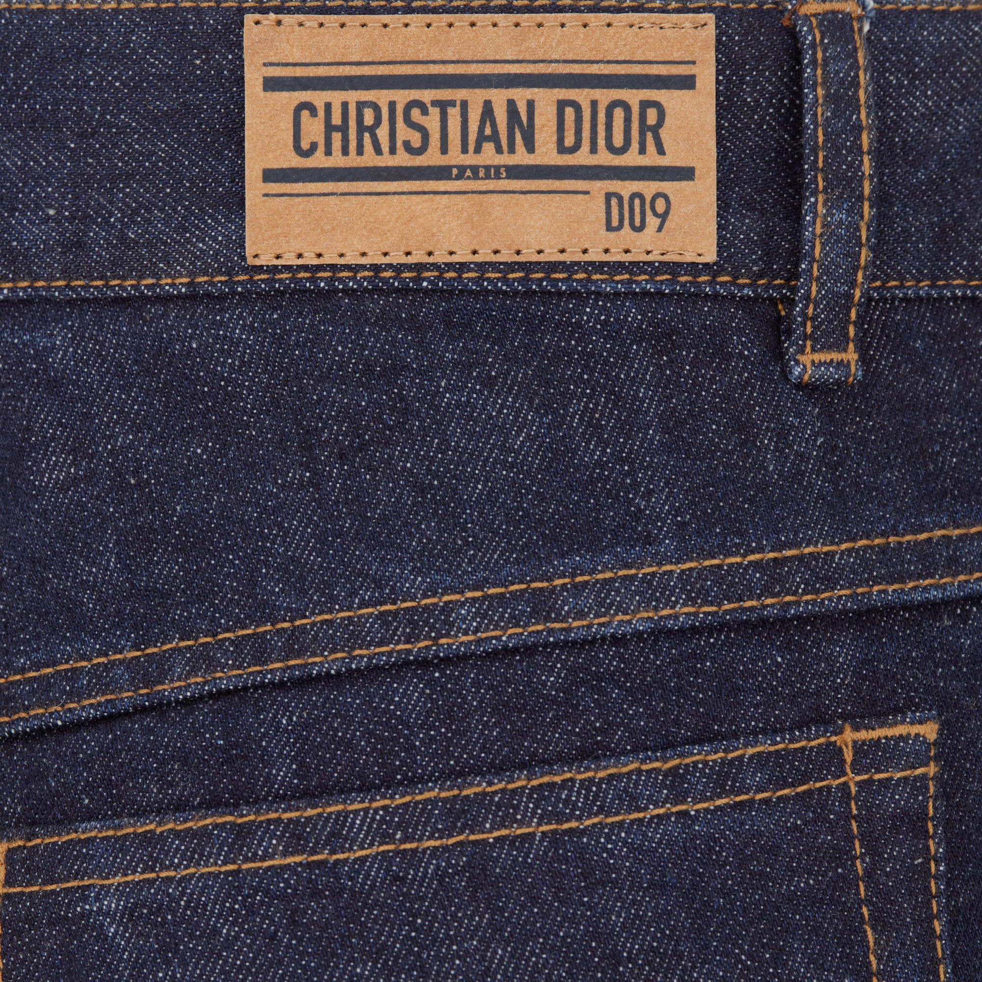 Dior 8 Regular-Fit Jeans, D09 Deep Blue Cotton Denim | DIOR