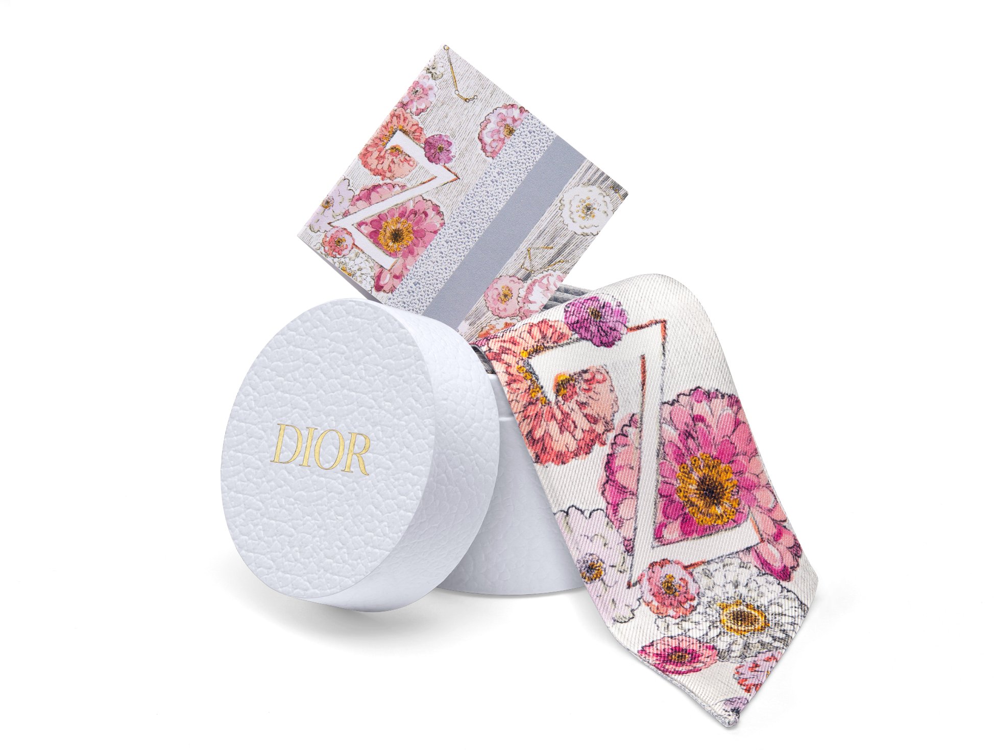 ABCDior Z Zinnia - Zodiaque Mitzah Scarf Ivory Multicolor Silk Twill | DIOR