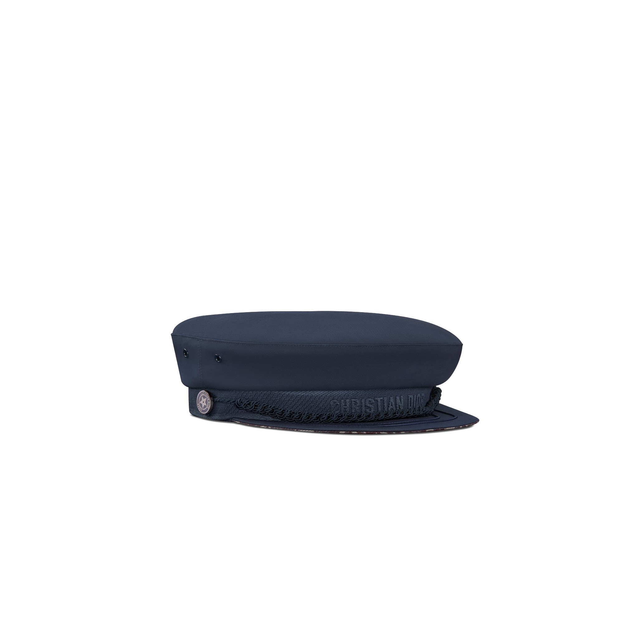 Dior Oblique Dior Travel Cap Navy Blue Technical Cotton | DIOR