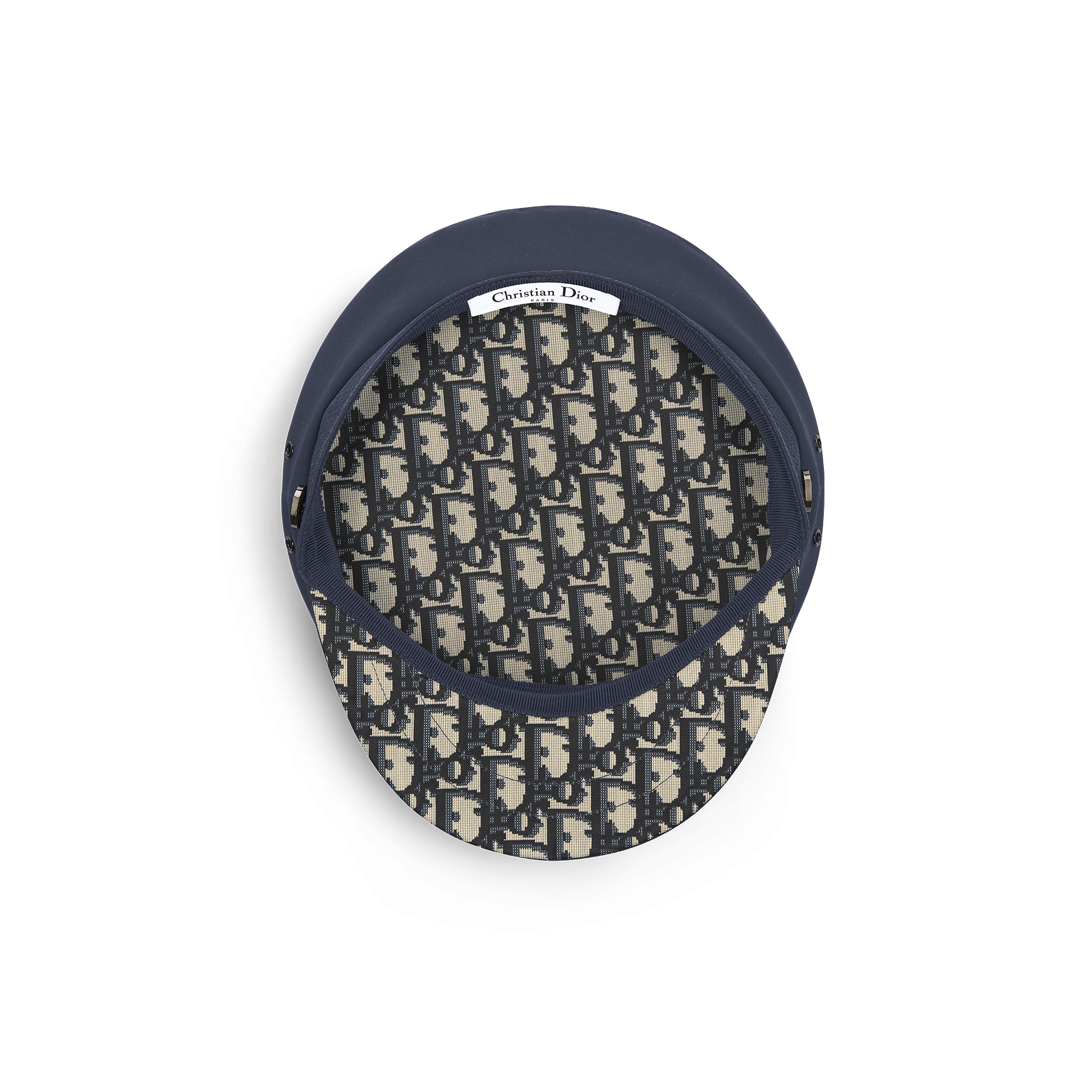 Dior Oblique Dior Travel Cap Navy Blue Technical Cotton | DIOR