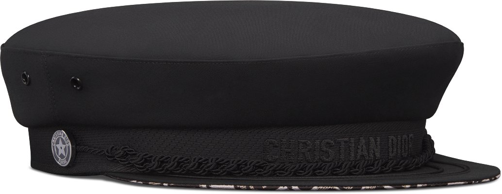Dior Oblique Dior Travel Cap Funktionsbaumwolle in Schwarz | DIOR