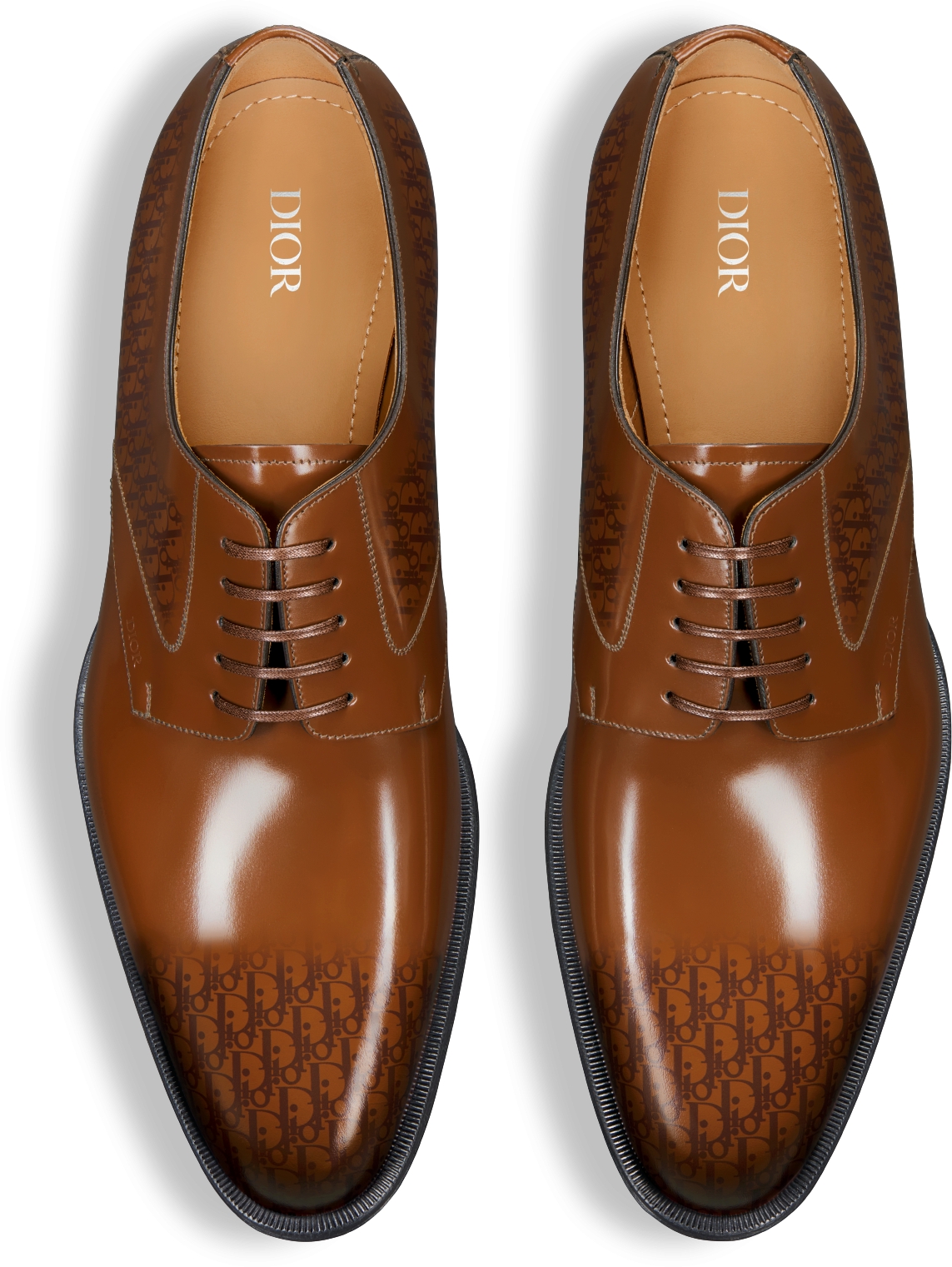Dior Timeless Derby Shoe Brown Calfskin with Dior Oblique Gradient ...