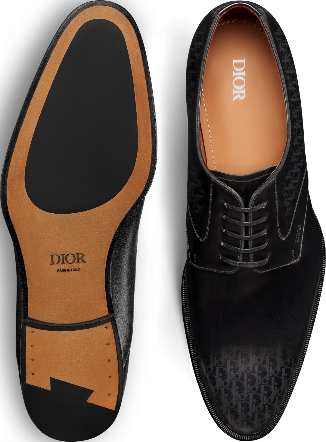 Dior Timeless Derby Shoe Black Calfskin with Gray and Black Dior ...