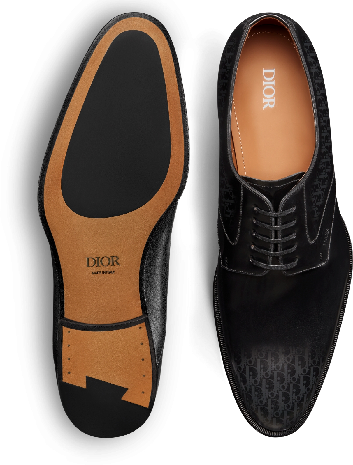 Dior Timeless Derby Shoe Black Calfskin with Gray and Black Dior ...
