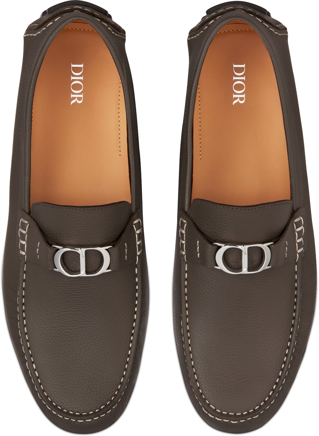 Dior Odéon Loafer Ebony Grained Calfskin | DIOR