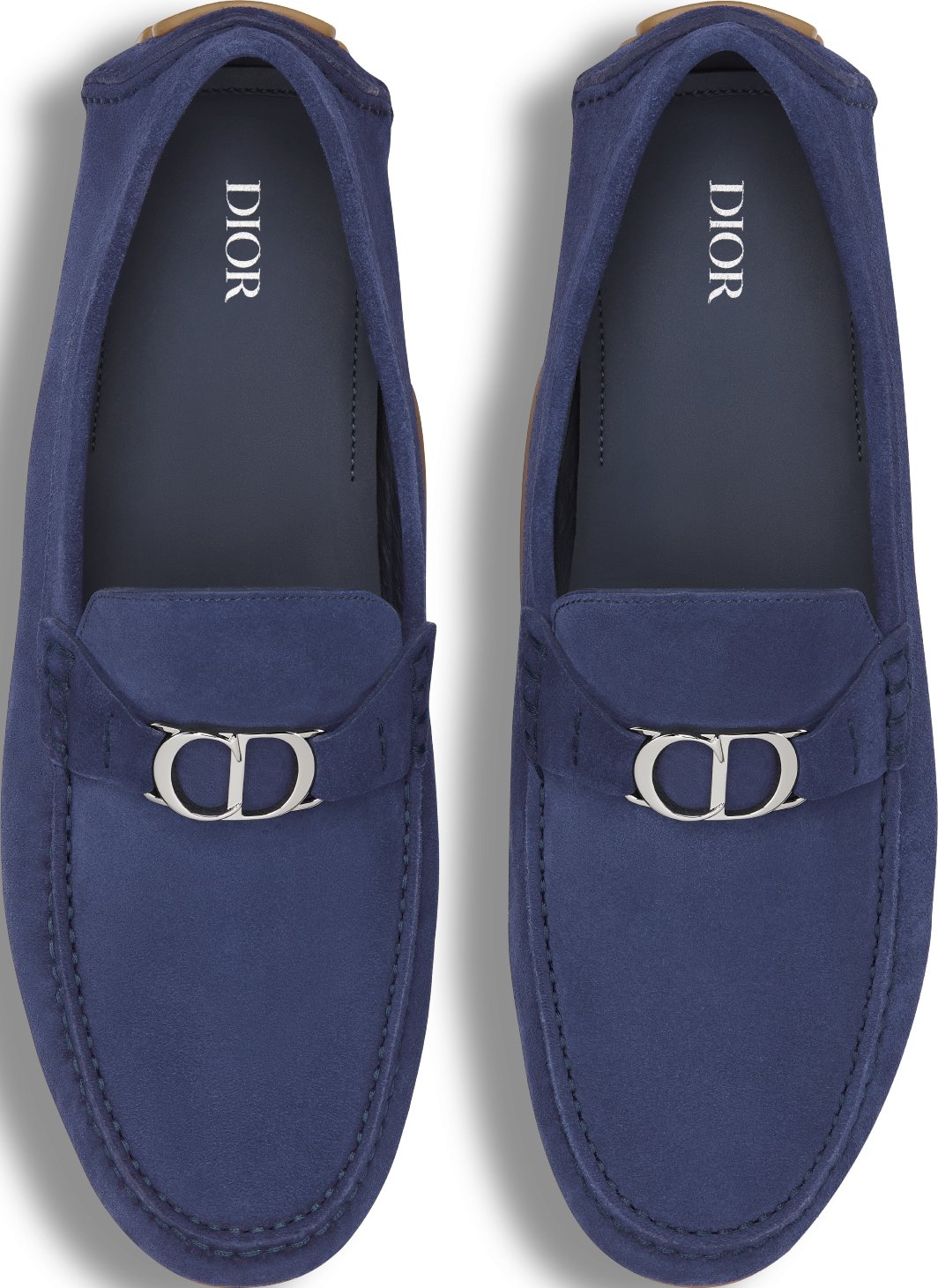 Dior Odéon Loafer Navy Blue Suede | DIOR