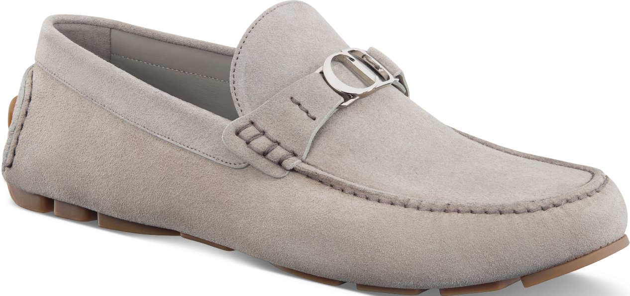 Mocassin Dior Odéon Suède gris | DIOR