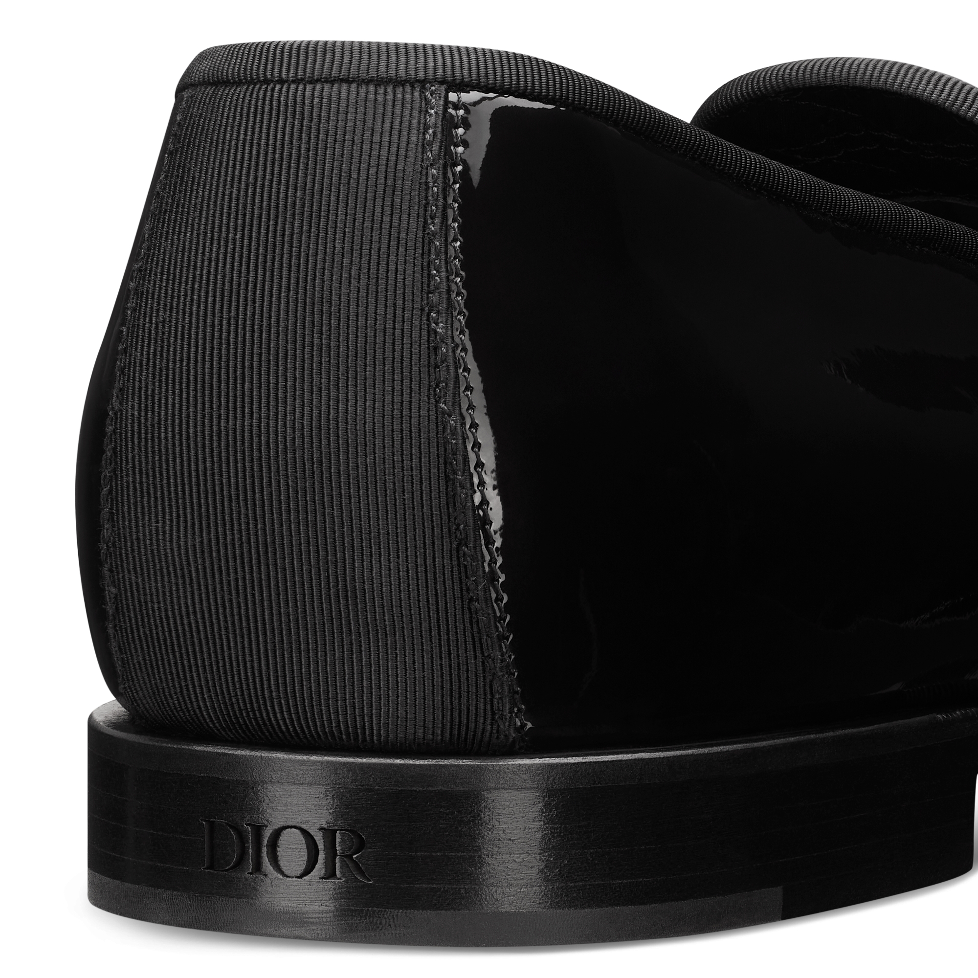 Dior Timeless Loafer Gray and Black Patina Calfskin with Dior Oblique ...