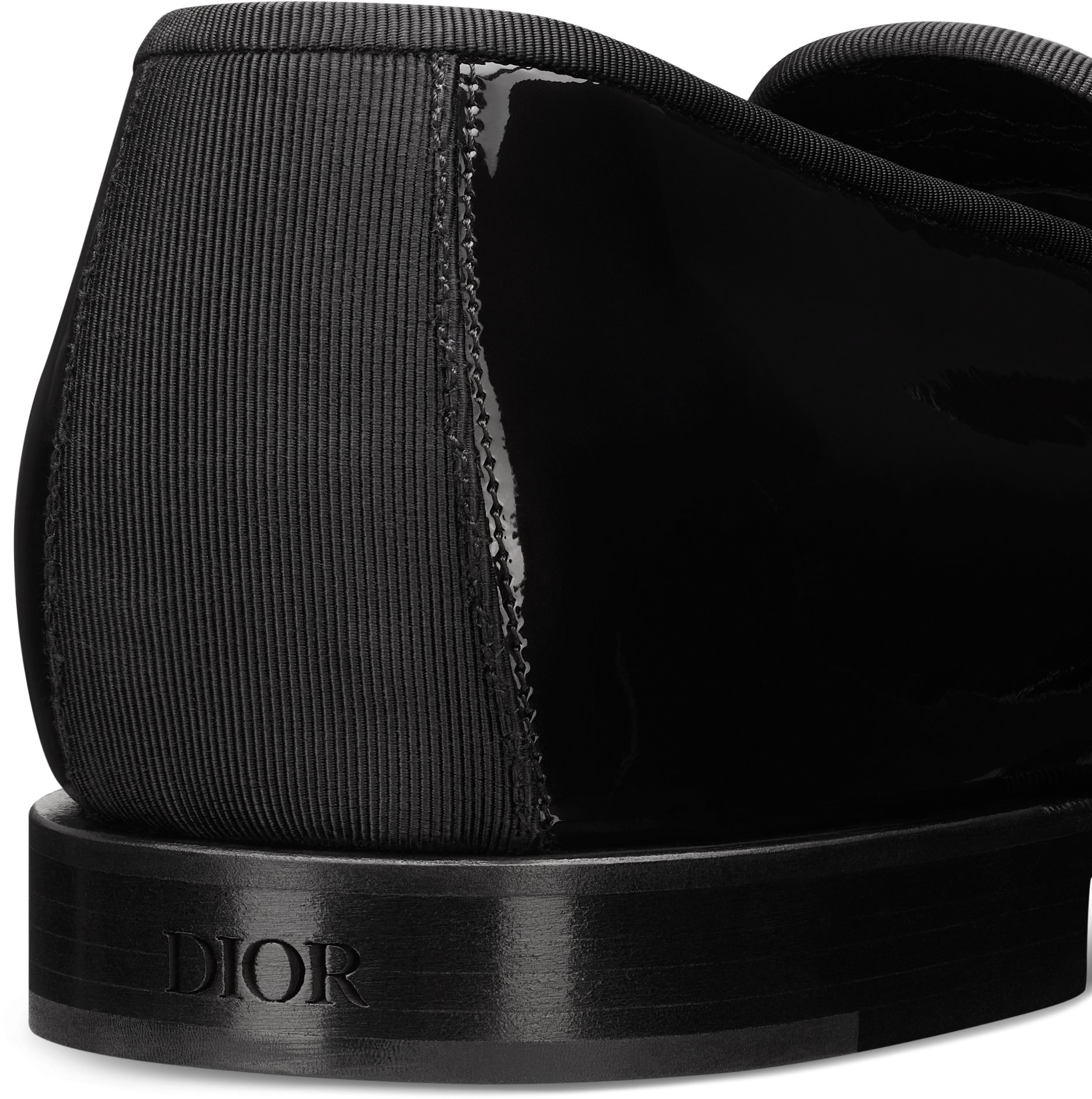 Mocassin Dior Timeless Cuir de veau patiné avec dégradé Dior Oblique ...